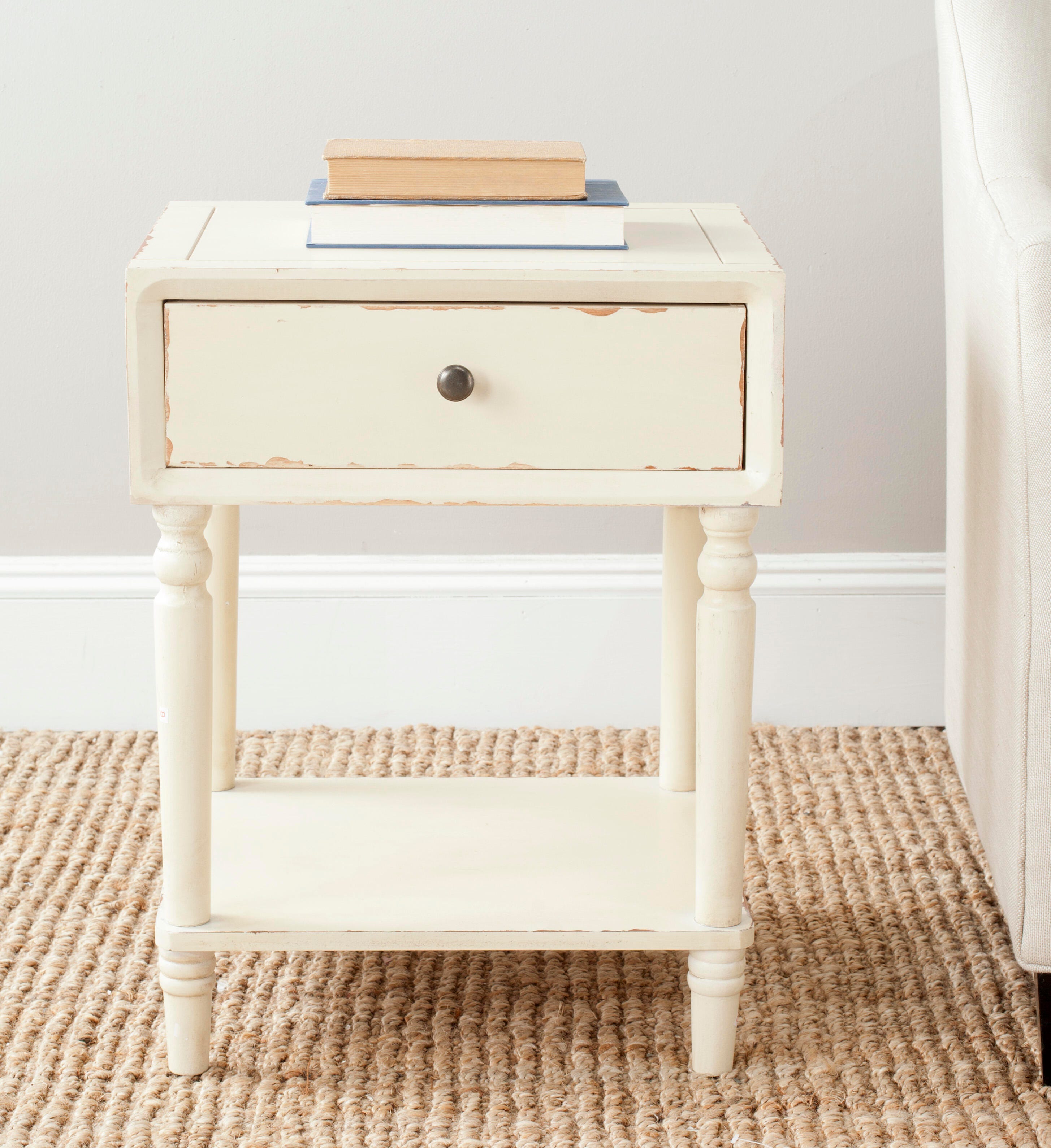 Click here for Siobhan Nightstand with Storage  Vintage Cream prices