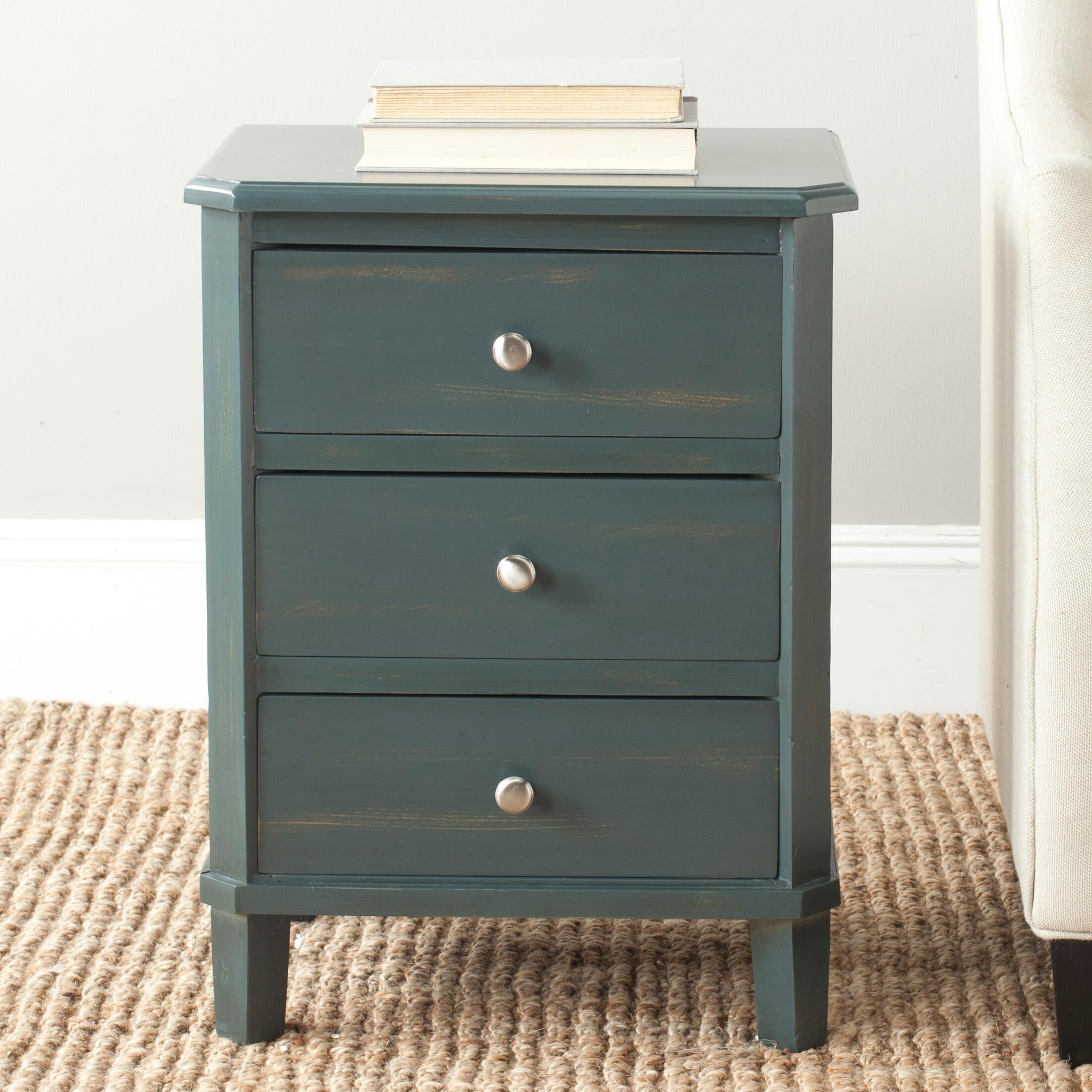Click here for Joe Nightstand with Storage Drawers  Steel Teal prices