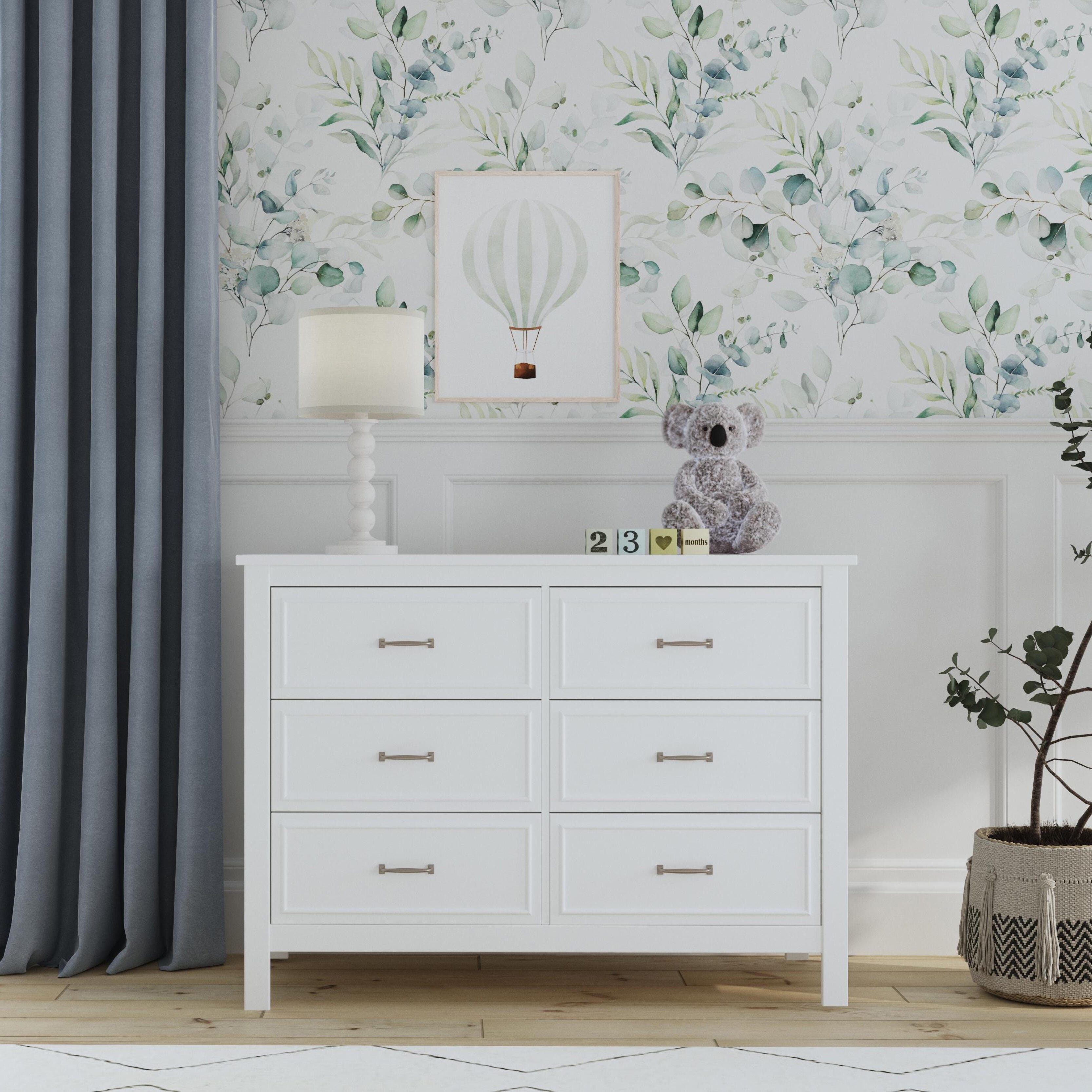 Click here for DaVinci Charlie 6 Drawer Double Dresser  White prices