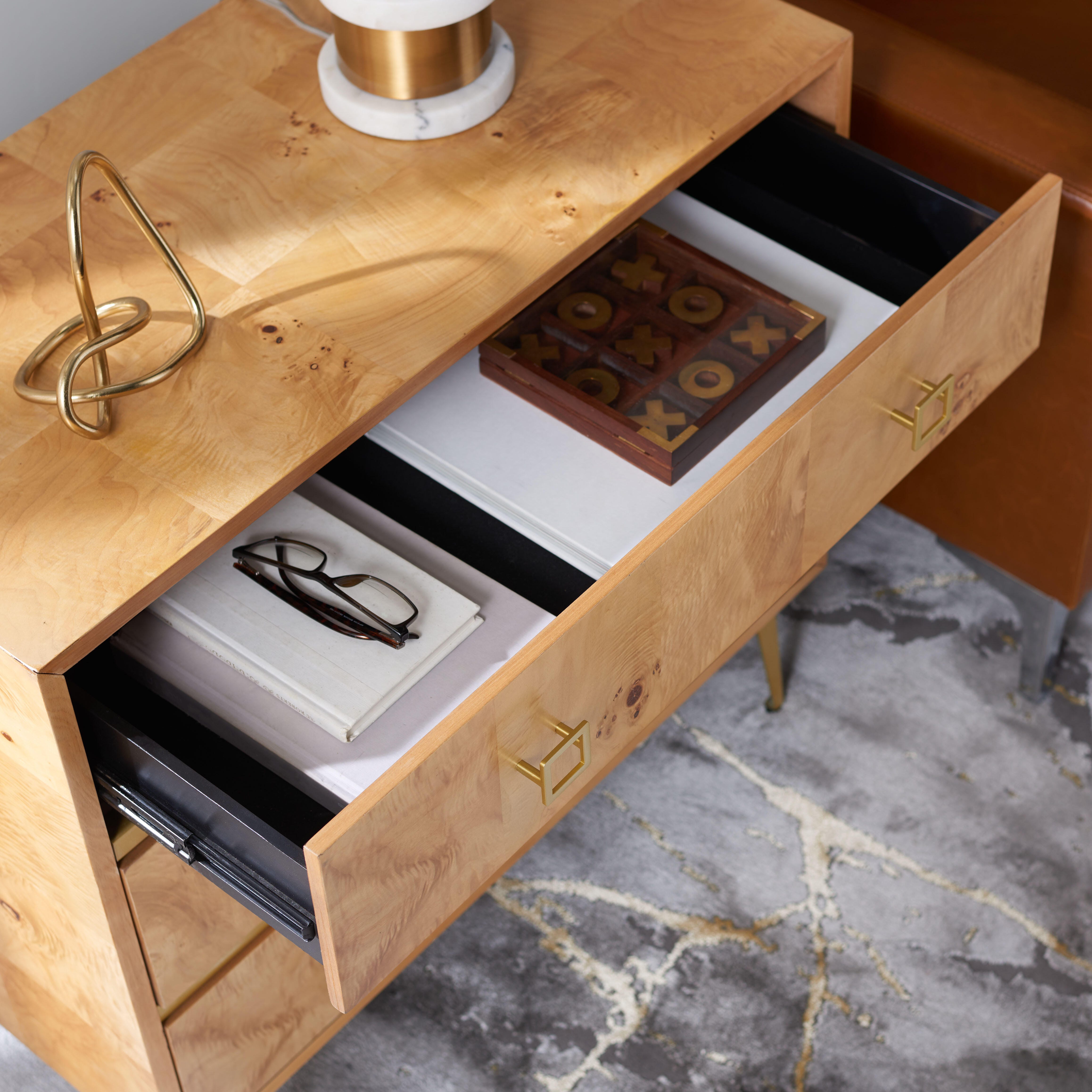 Click here for Katia 3 Drawer Chest  Natural/Gold prices