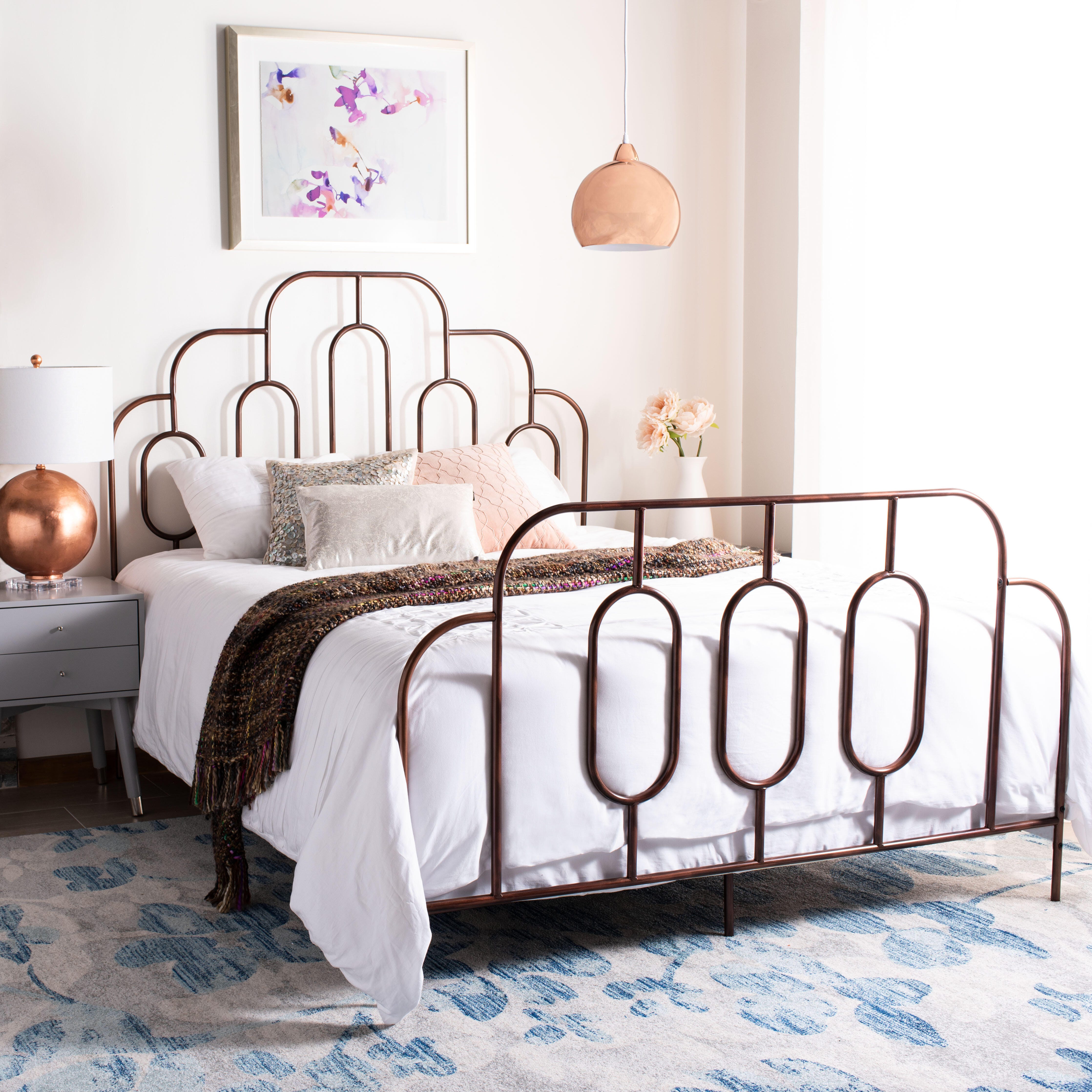 Click here for Paloma Retro Metal Bed  Antique Bronze prices