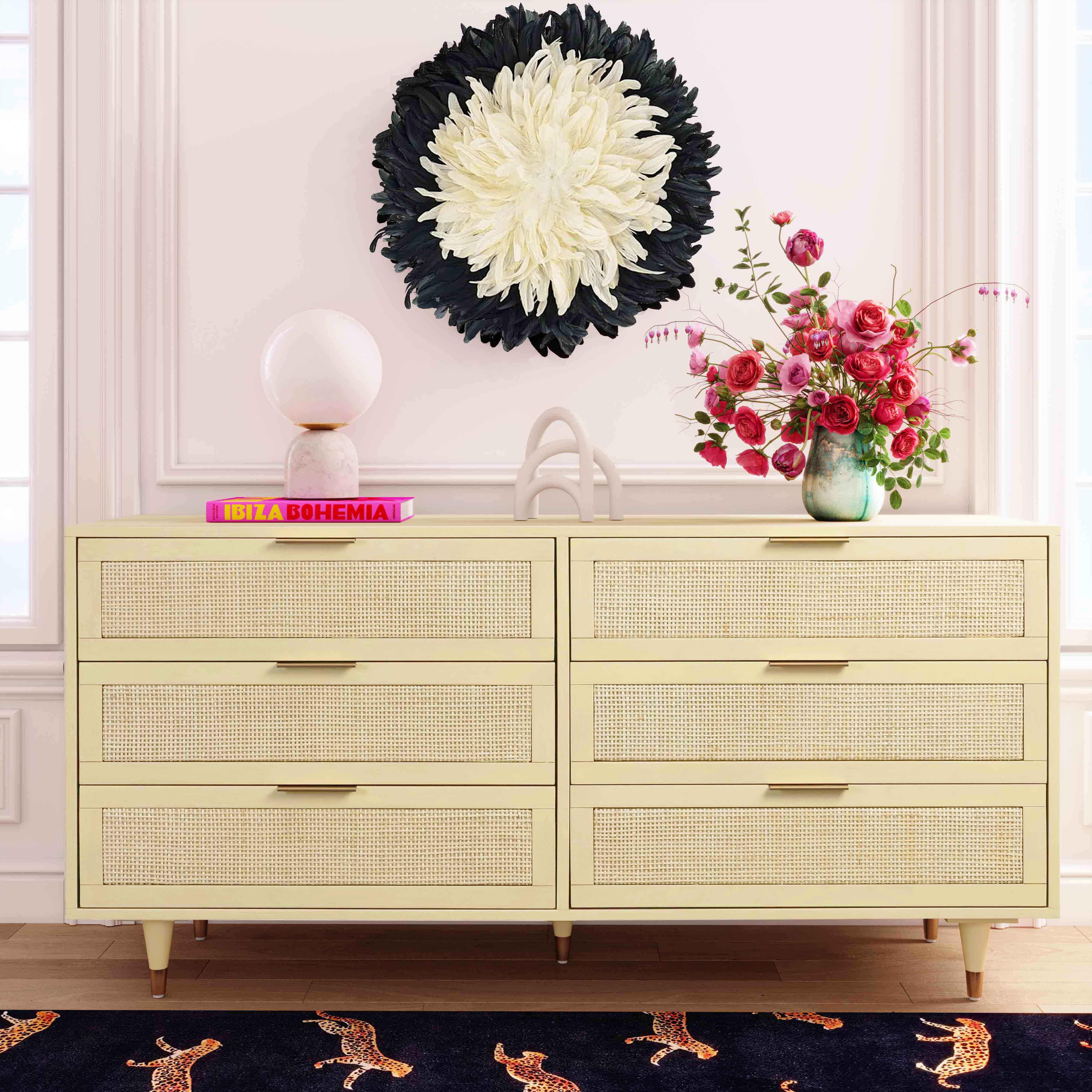 Click here for TOV Funiture Sierra Buttermilk 6 Drawer Dresser prices