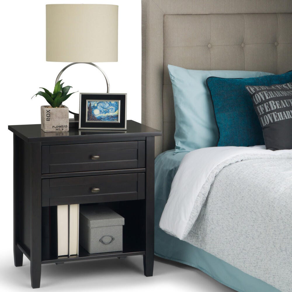 Click here for Warm Shaker Nightstand  Brown/Beige prices