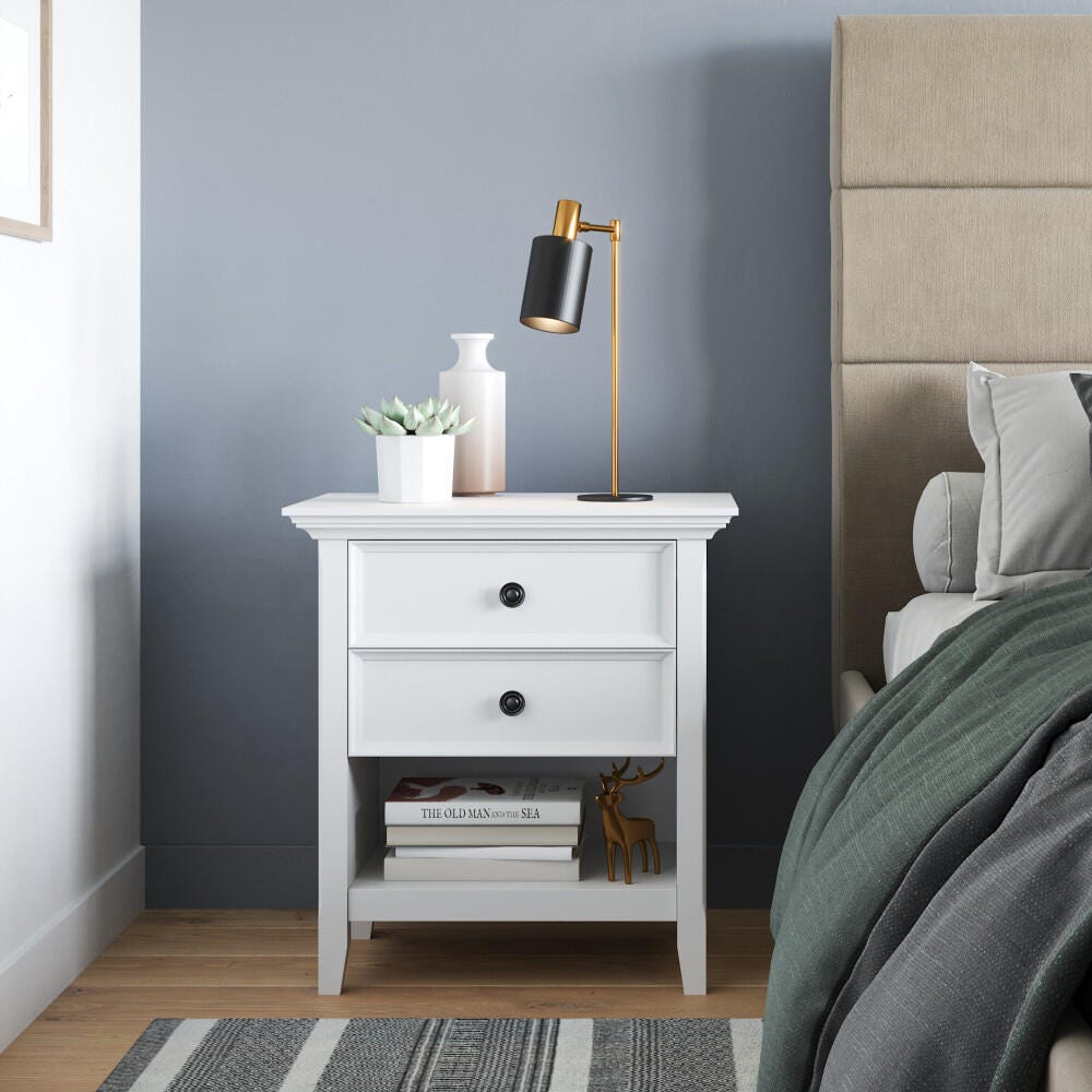 Click here for Amherst Nightstand  White prices