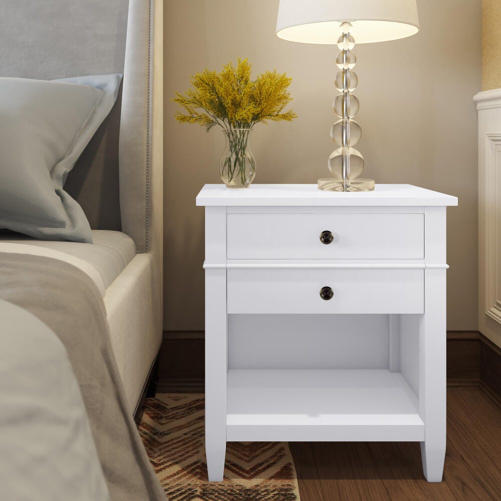 Click here for Carlton Nightstand  White prices
