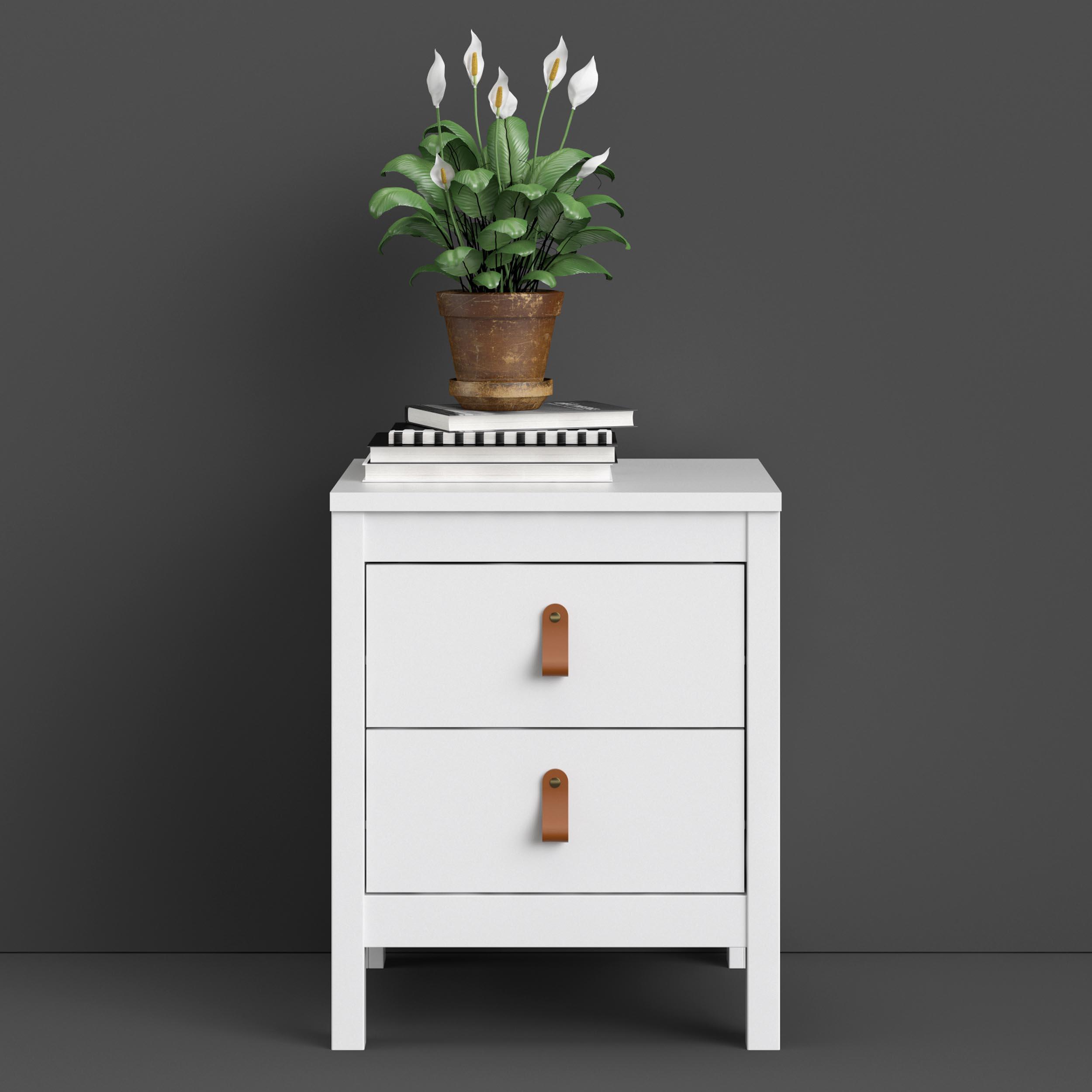 Click here for Madrid 2 Drawer Nightstand  White prices