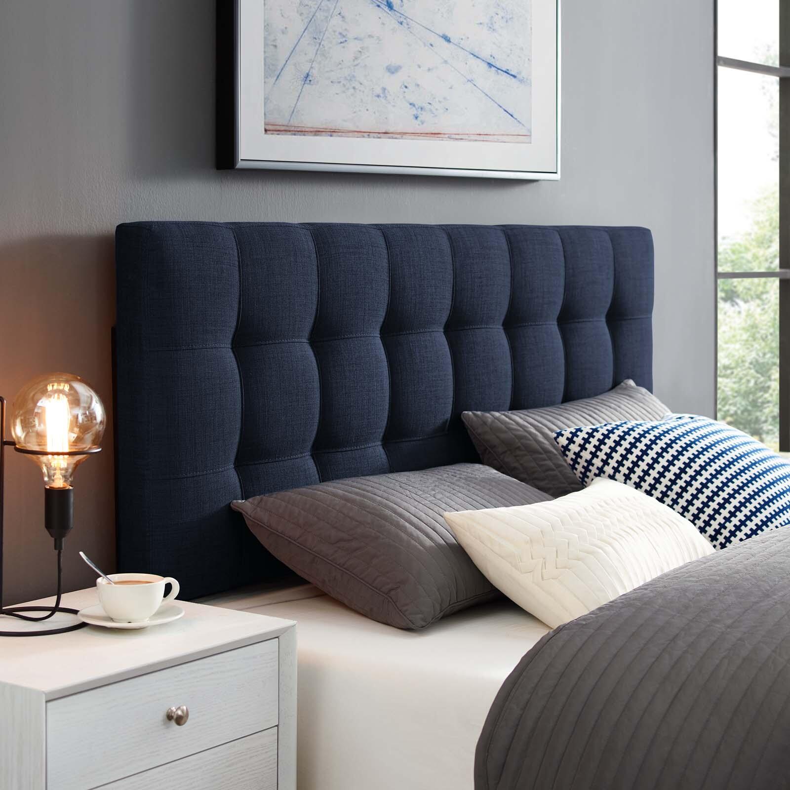 Click here for Lily Upholstered Headboard  Navy prices