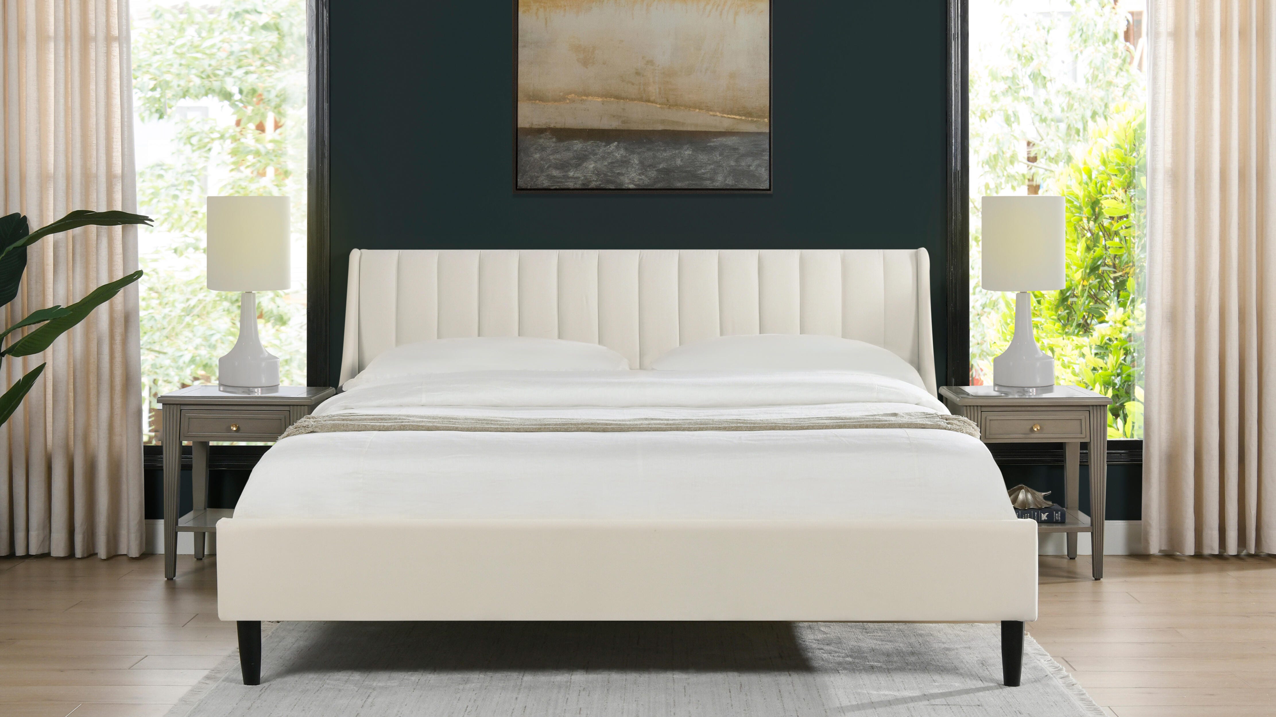 Click here for Jennifer Taylor Aspen Vertical Tufted Headboard Pl... prices