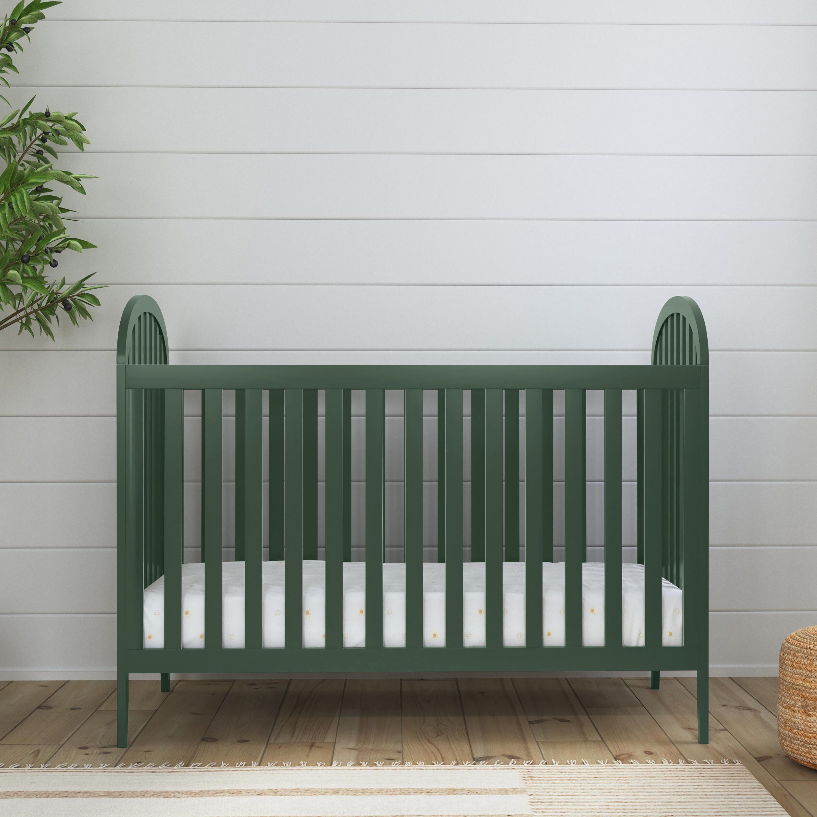 Click here for Beau 3-in-1 Convertible Crib  Forest Green prices