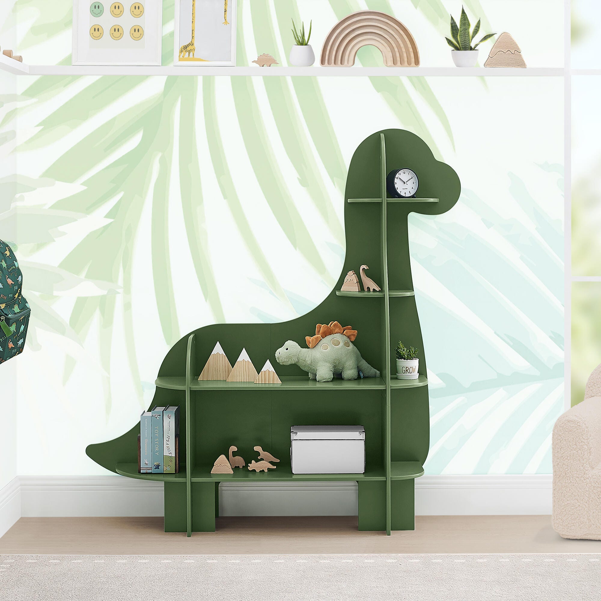 Click here for Delta Children Dinosaur Bookcase  Fern Green prices