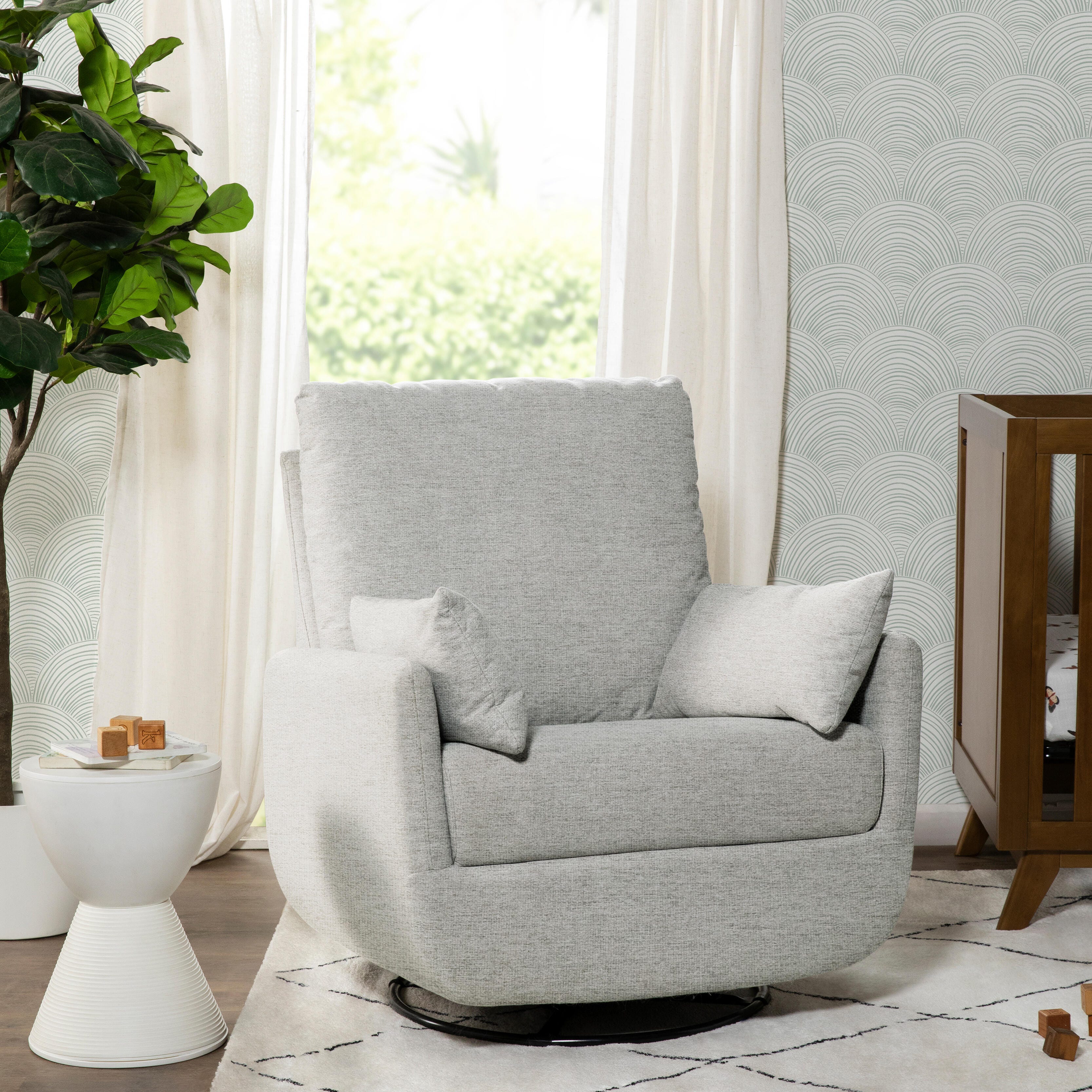Click here for DaVinci Juno Swivel Glider  Frost Gray prices