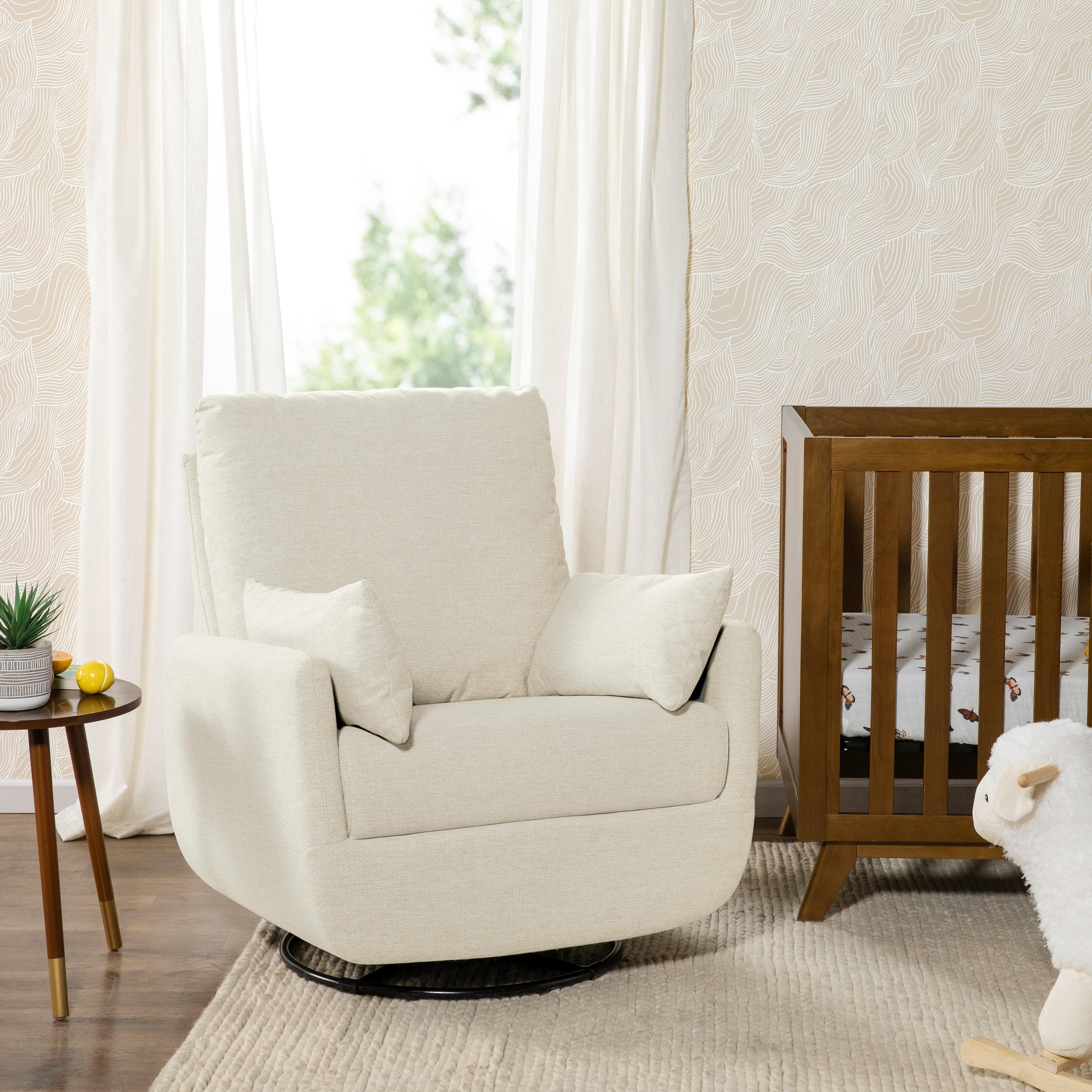Click here for DaVinci Juno Swivel Glider  Vanilla prices
