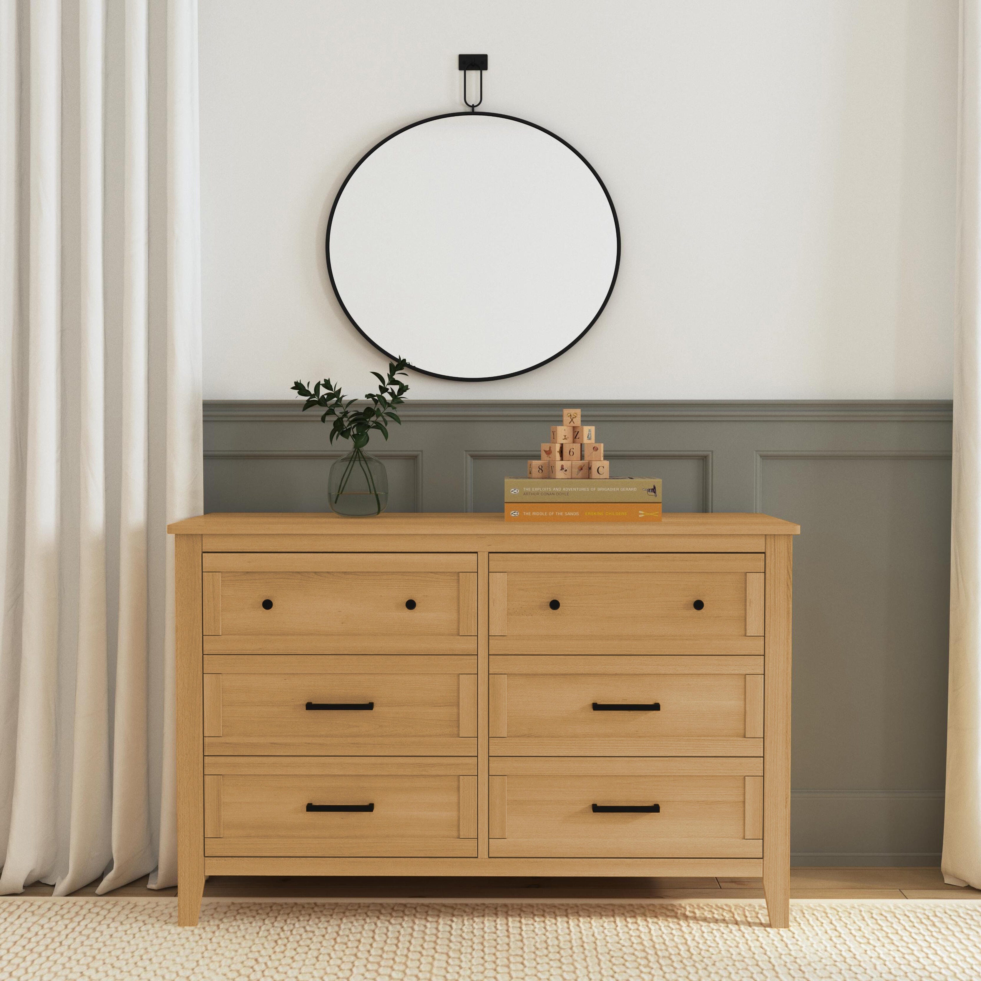 Click here for DaVinci Beau 6-Drawer Dresser  Honey prices