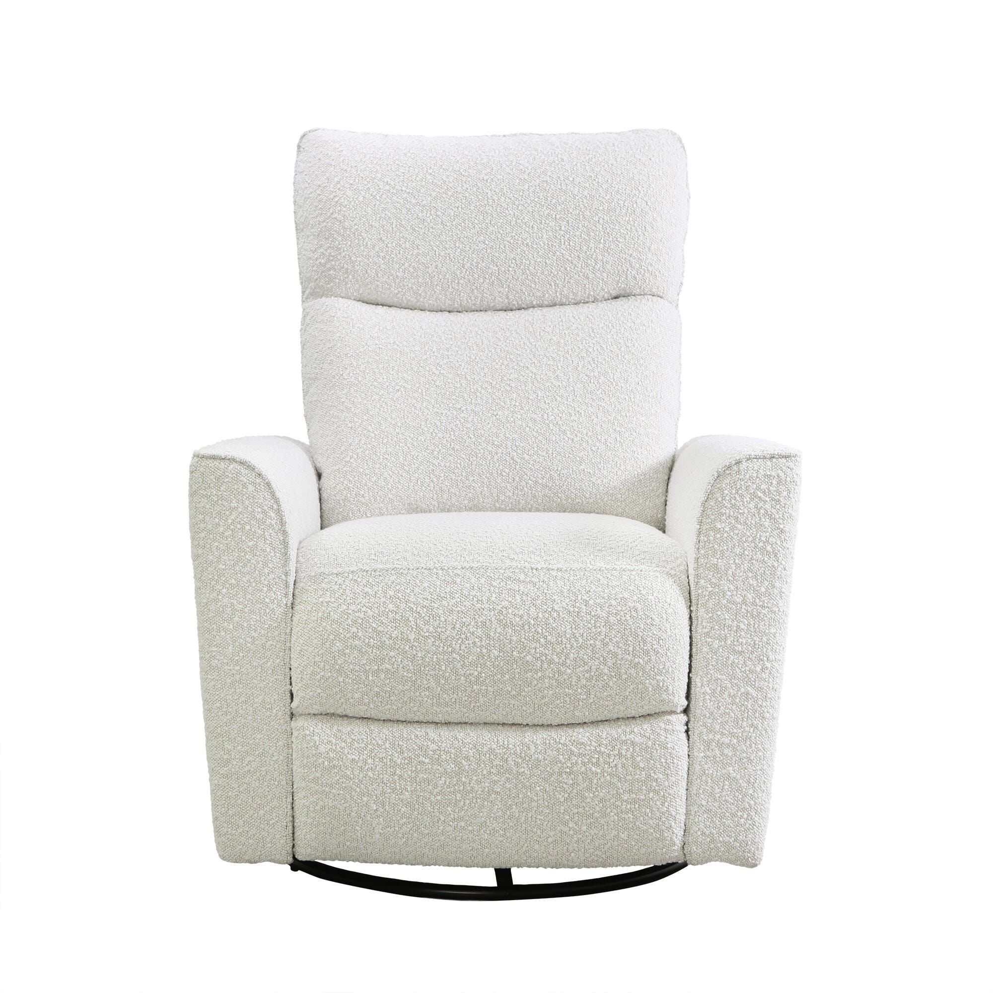 Click here for Soho Boucle Swivel Glider prices