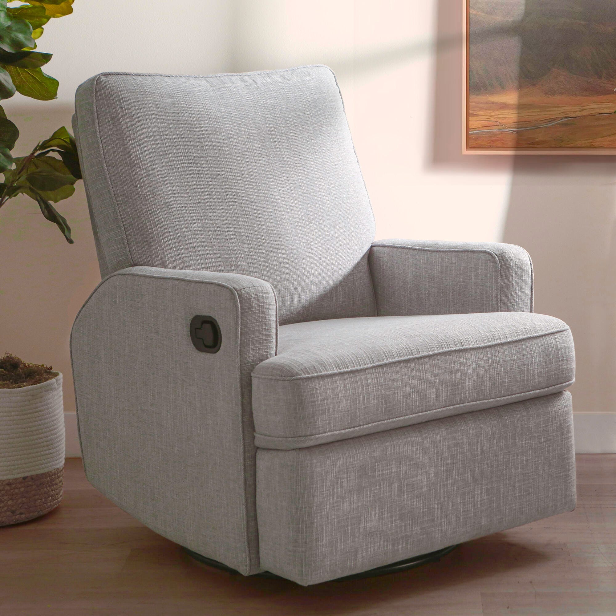 Click here for Tucker Swivel Recliner  Gray prices