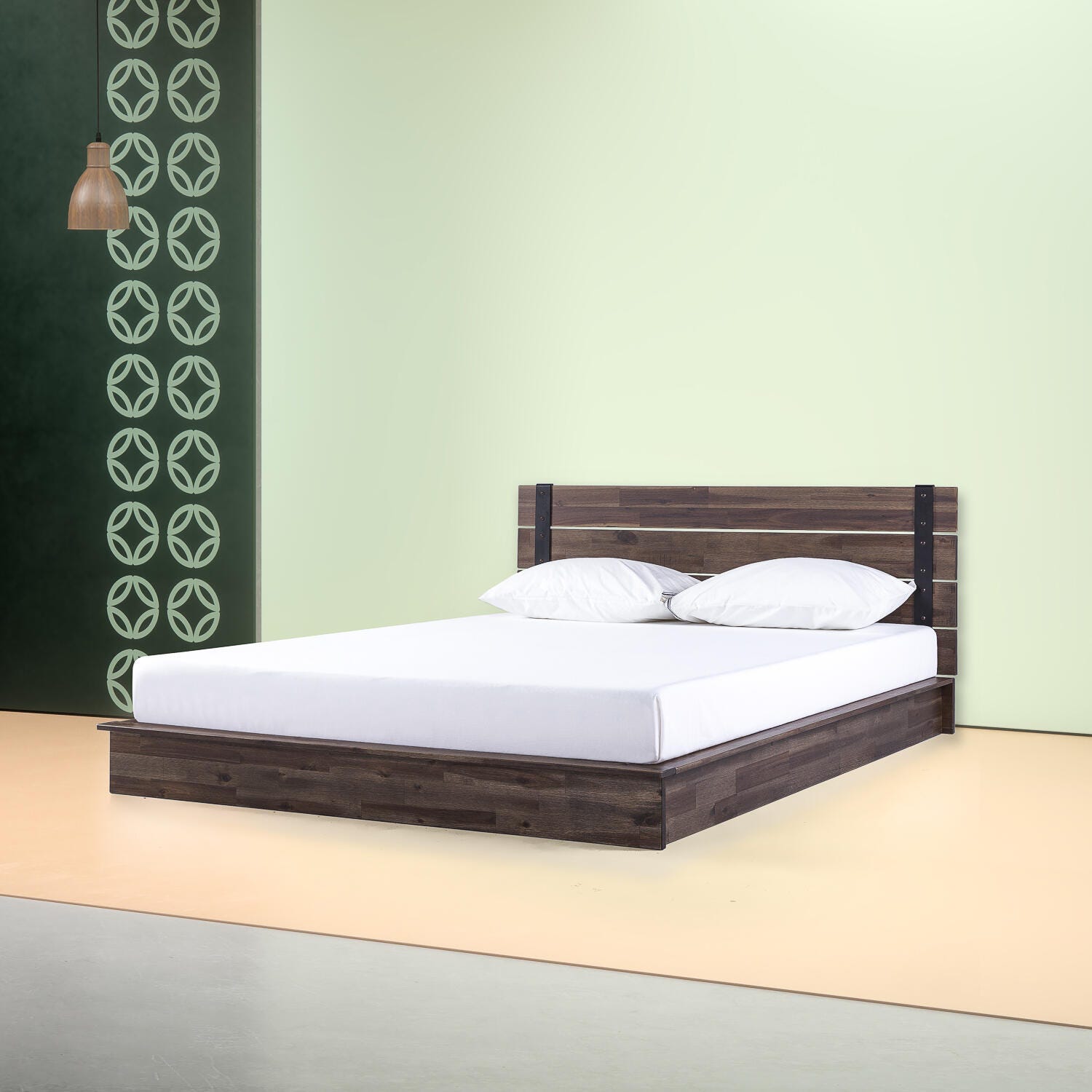 Click here for ZINUS Nash Full Platform Bed Frame  Brown prices