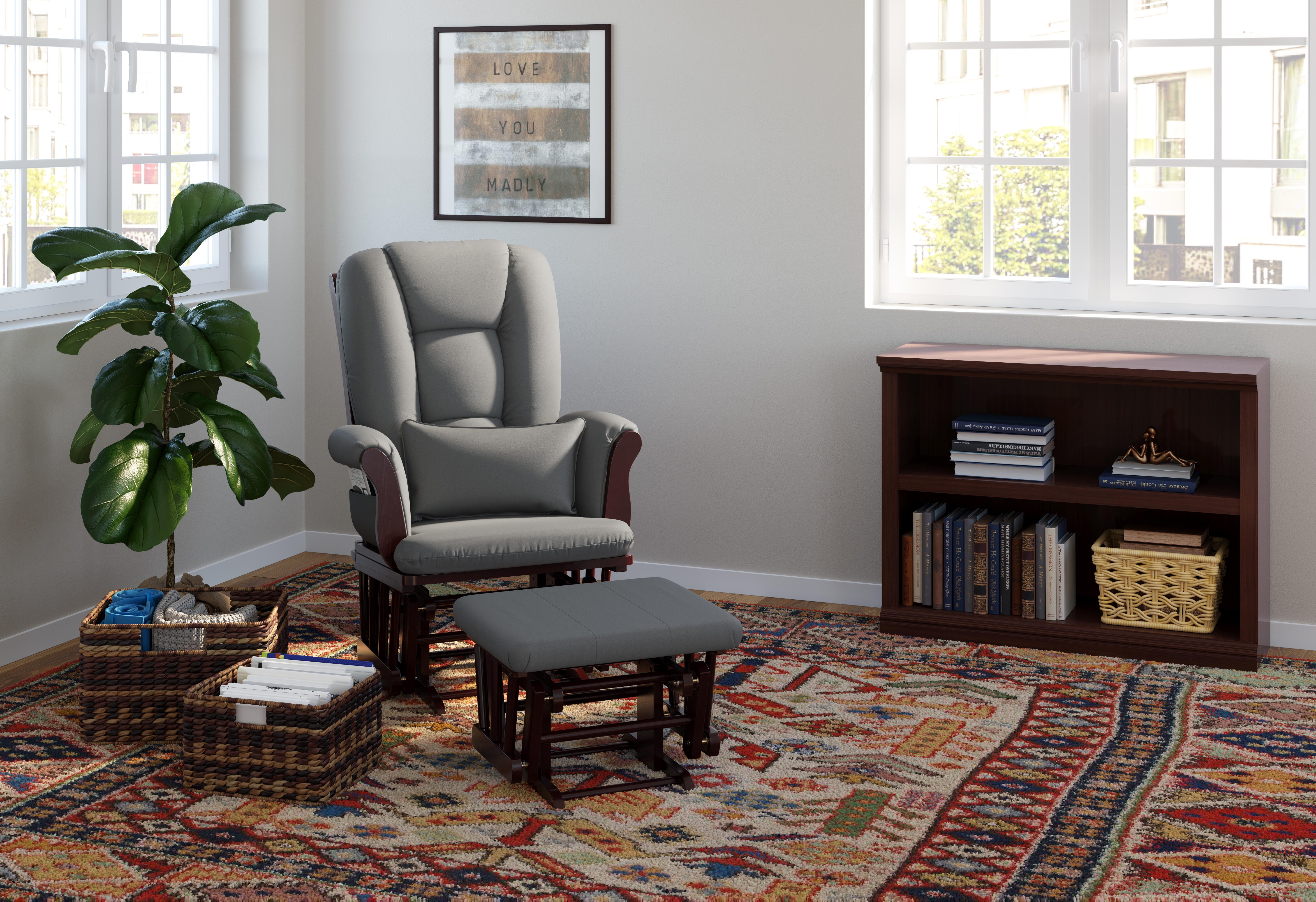 Click here for Storkcraft Tuscany Glider and Ottoman  Espresso/Gr... prices