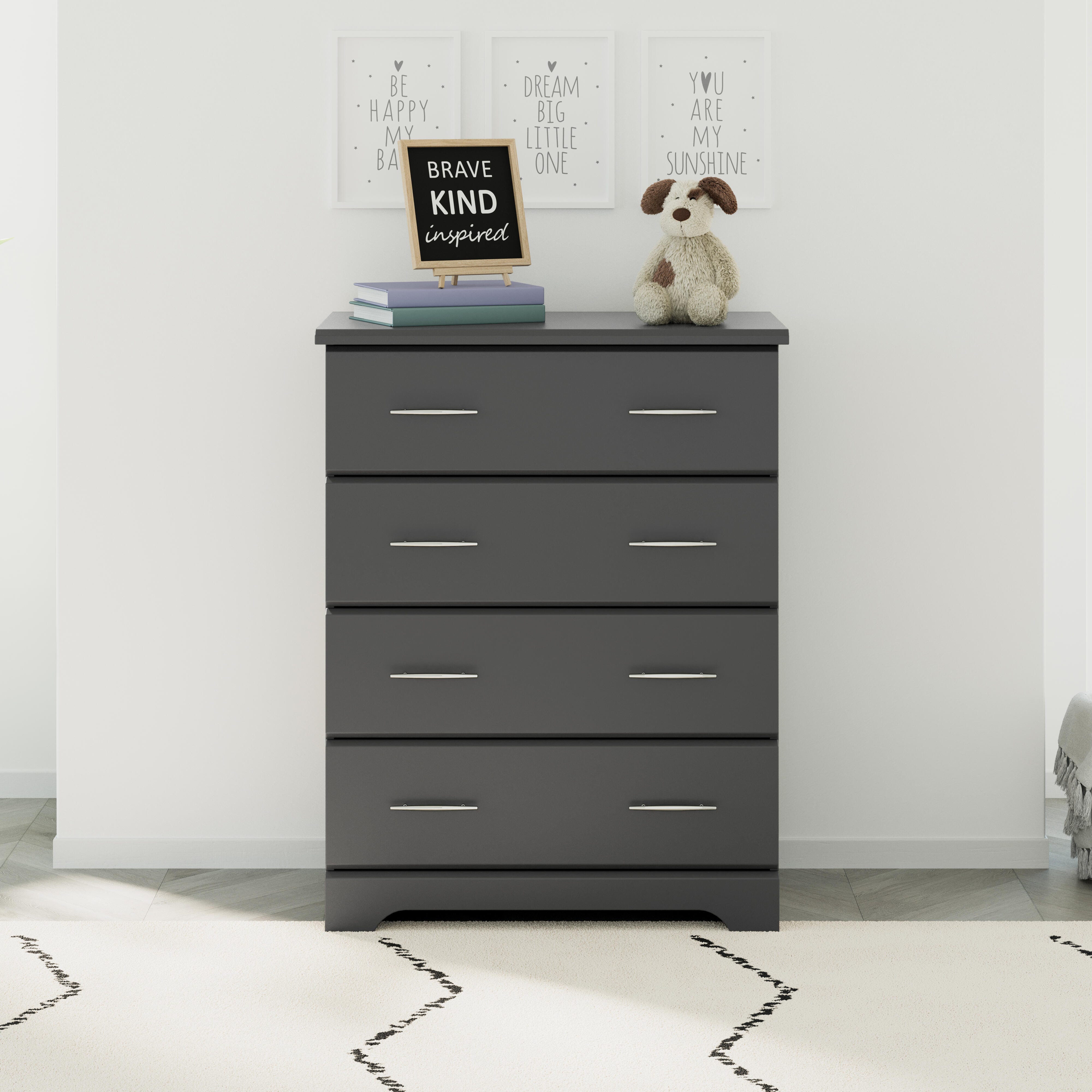 Click here for Storkcraft Brookside 4 Drawer Dresser  Gray prices