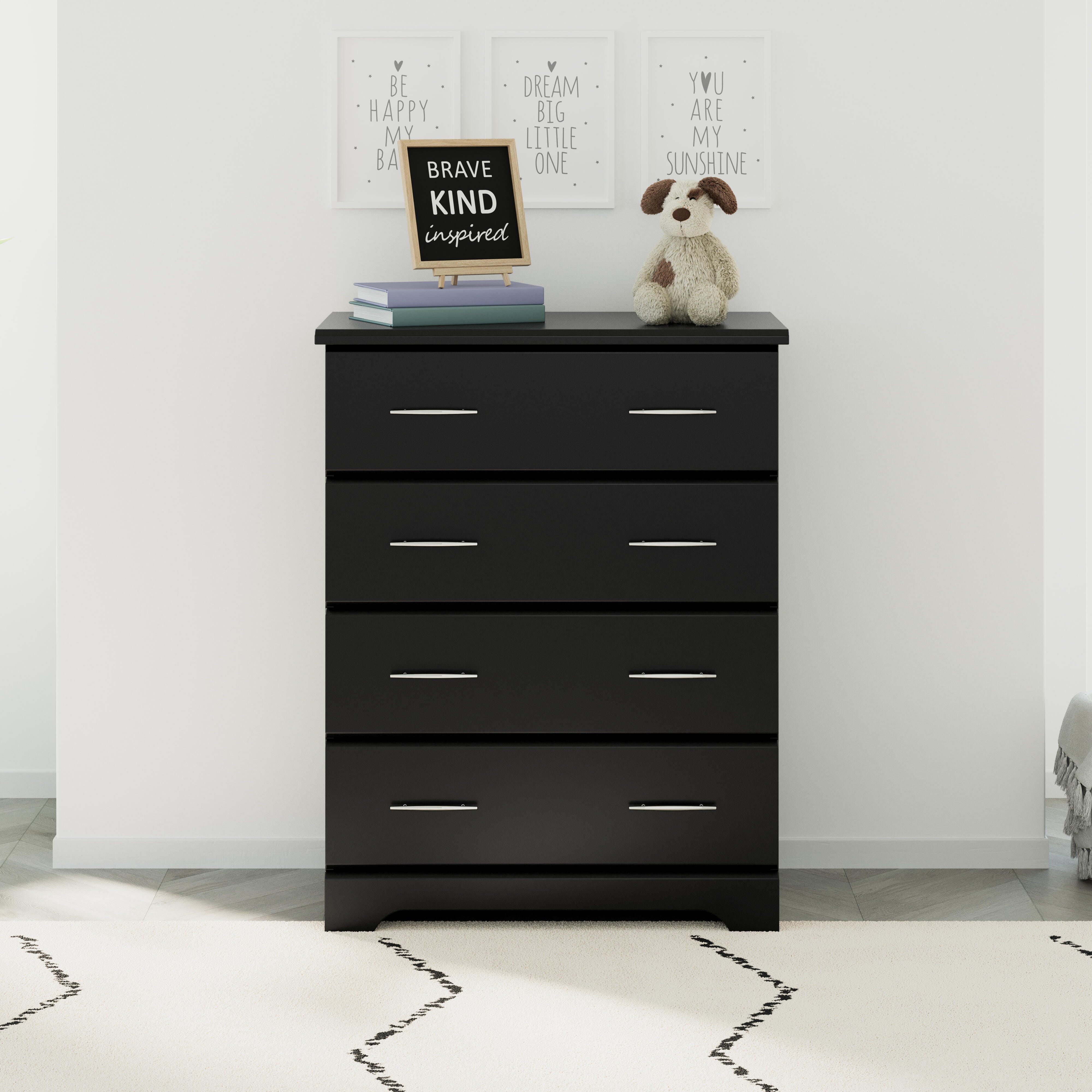 Click here for Storkcraft Brookside 4 Drawer Dresser  Black prices