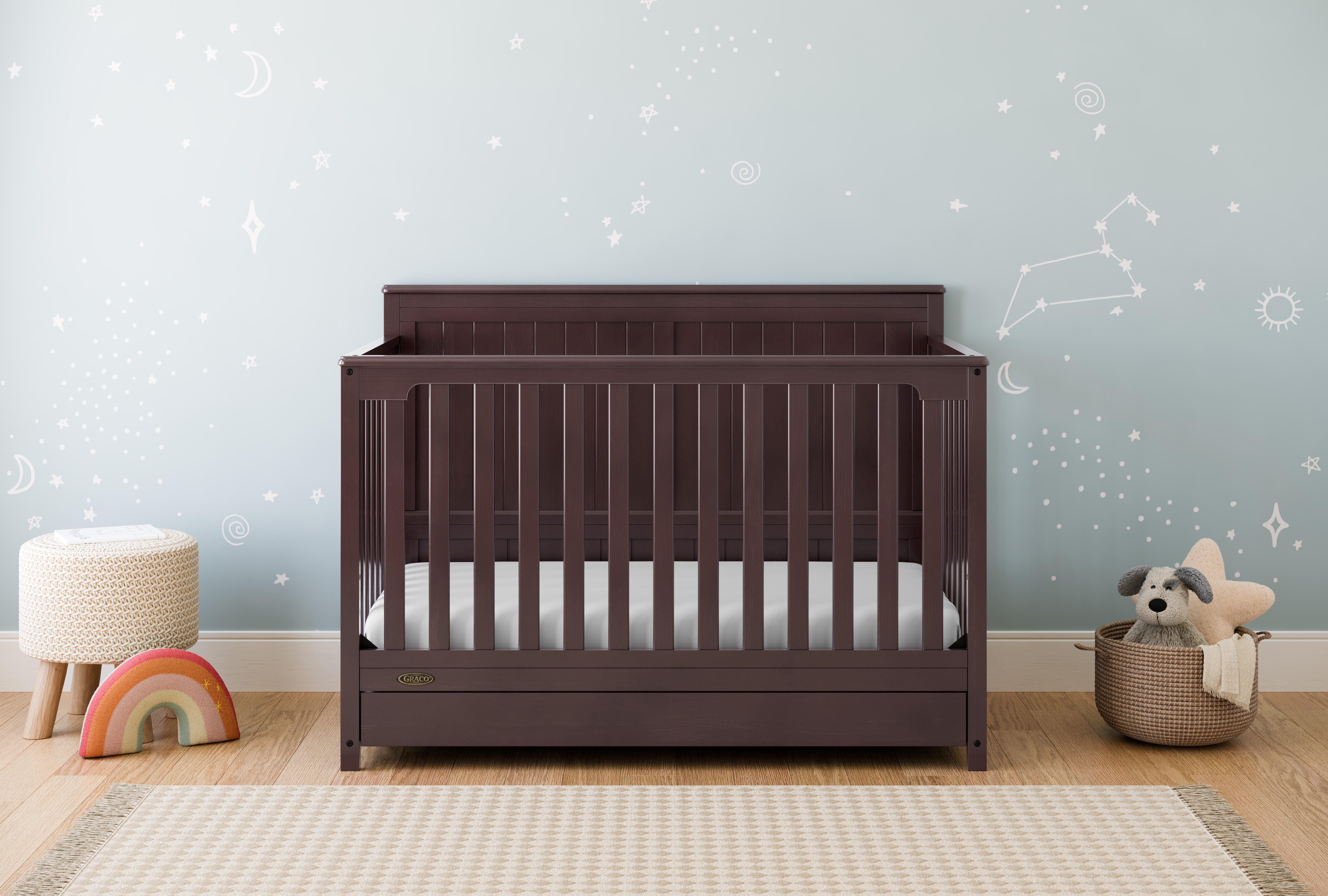 Click here for Graco Hadley 5-in-1 Convertible Crib with Drawer... prices