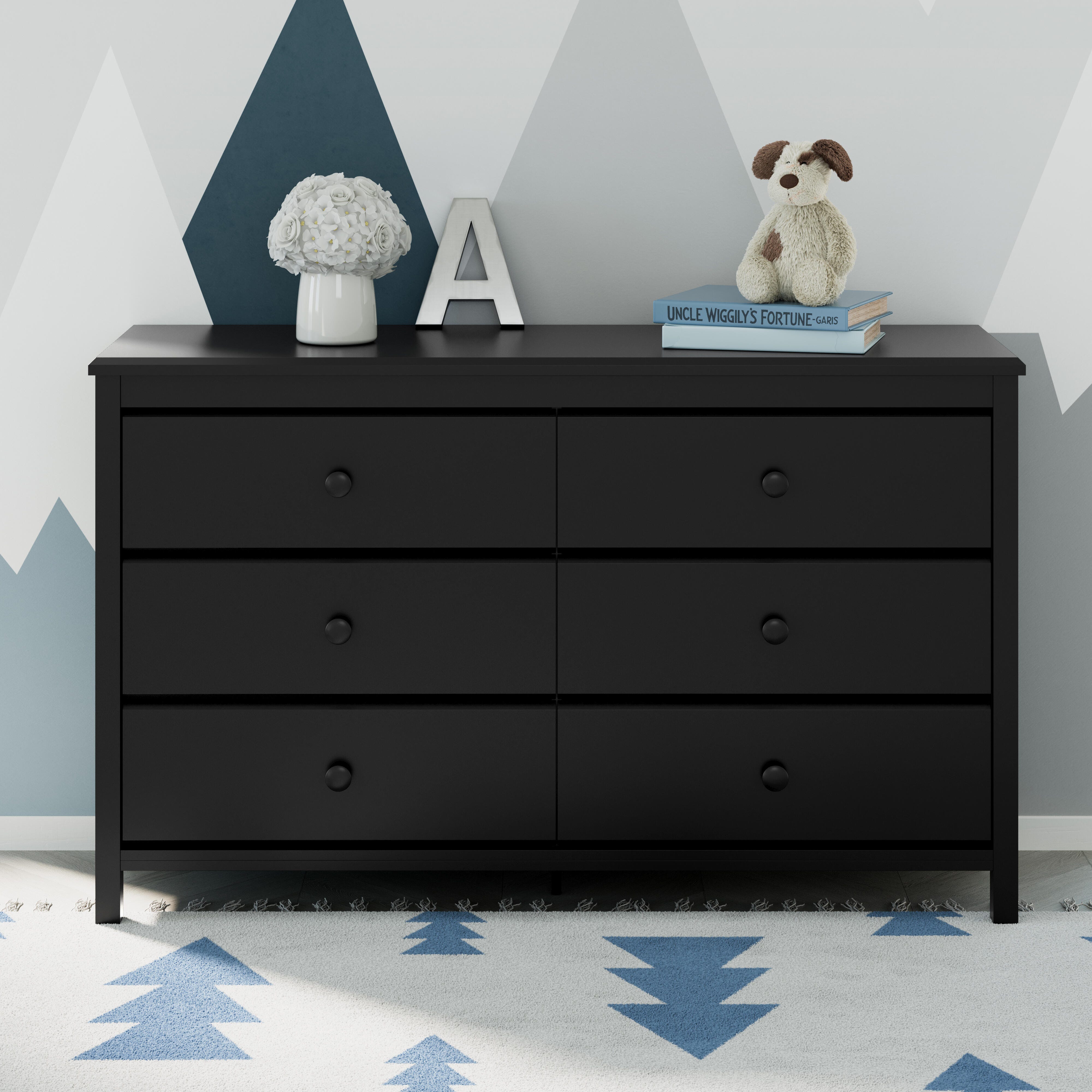 Click here for Storkcraft Alpine 6 Drawer Double Dresser  Black prices