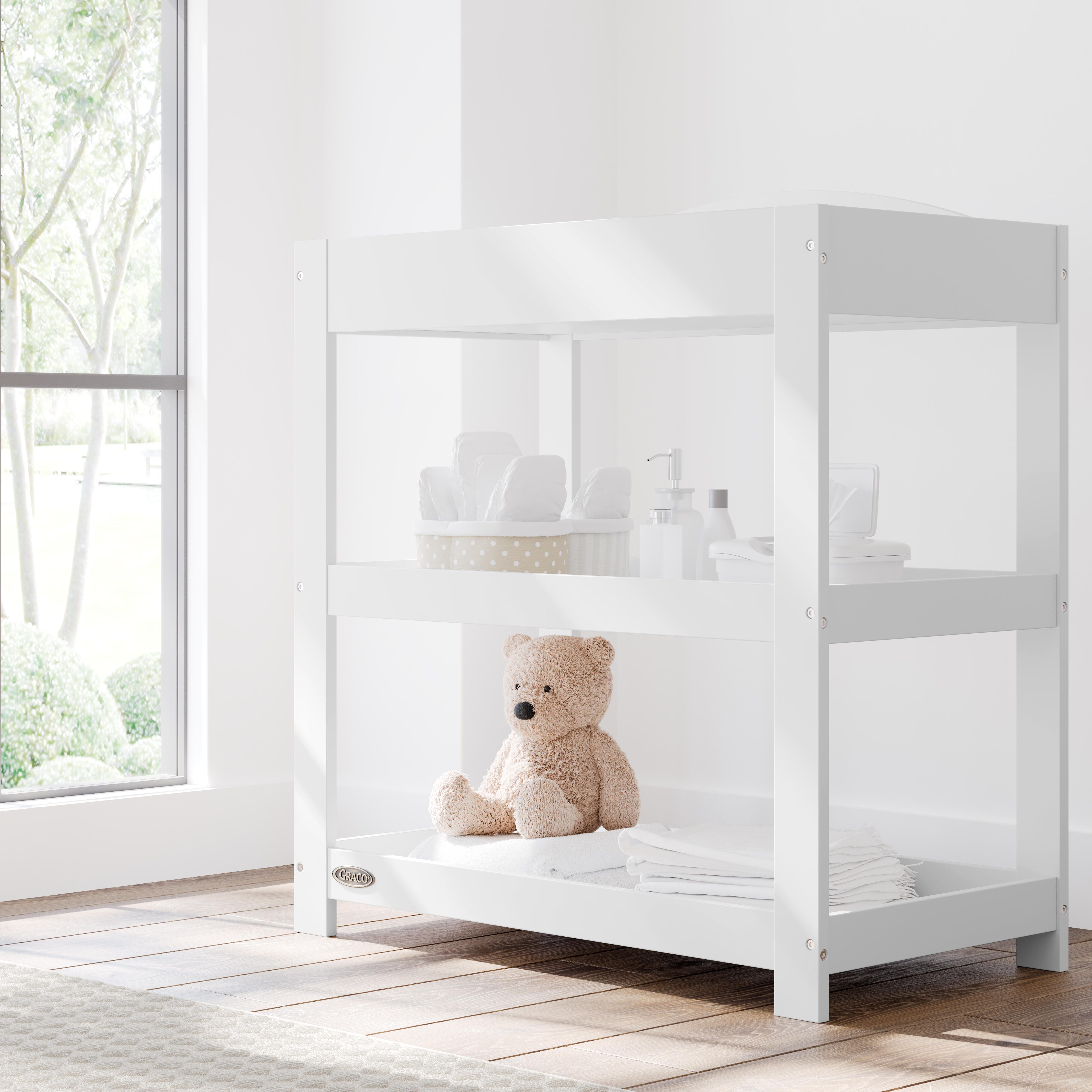 Click here for Graco Customizable Changing Table  White prices