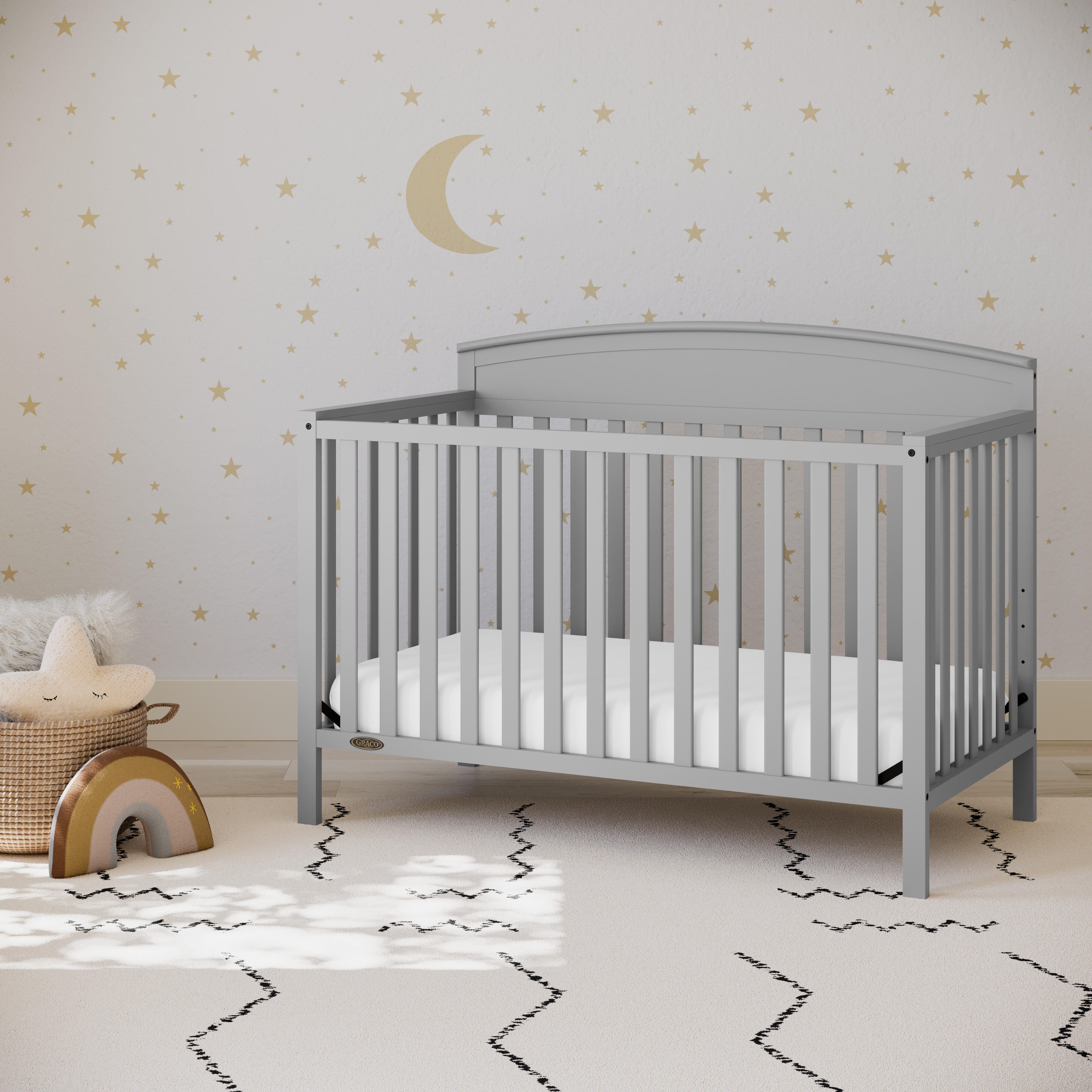 Click here for Graco Benton 5-in-1 Convertible Crib  Pebble Gray prices