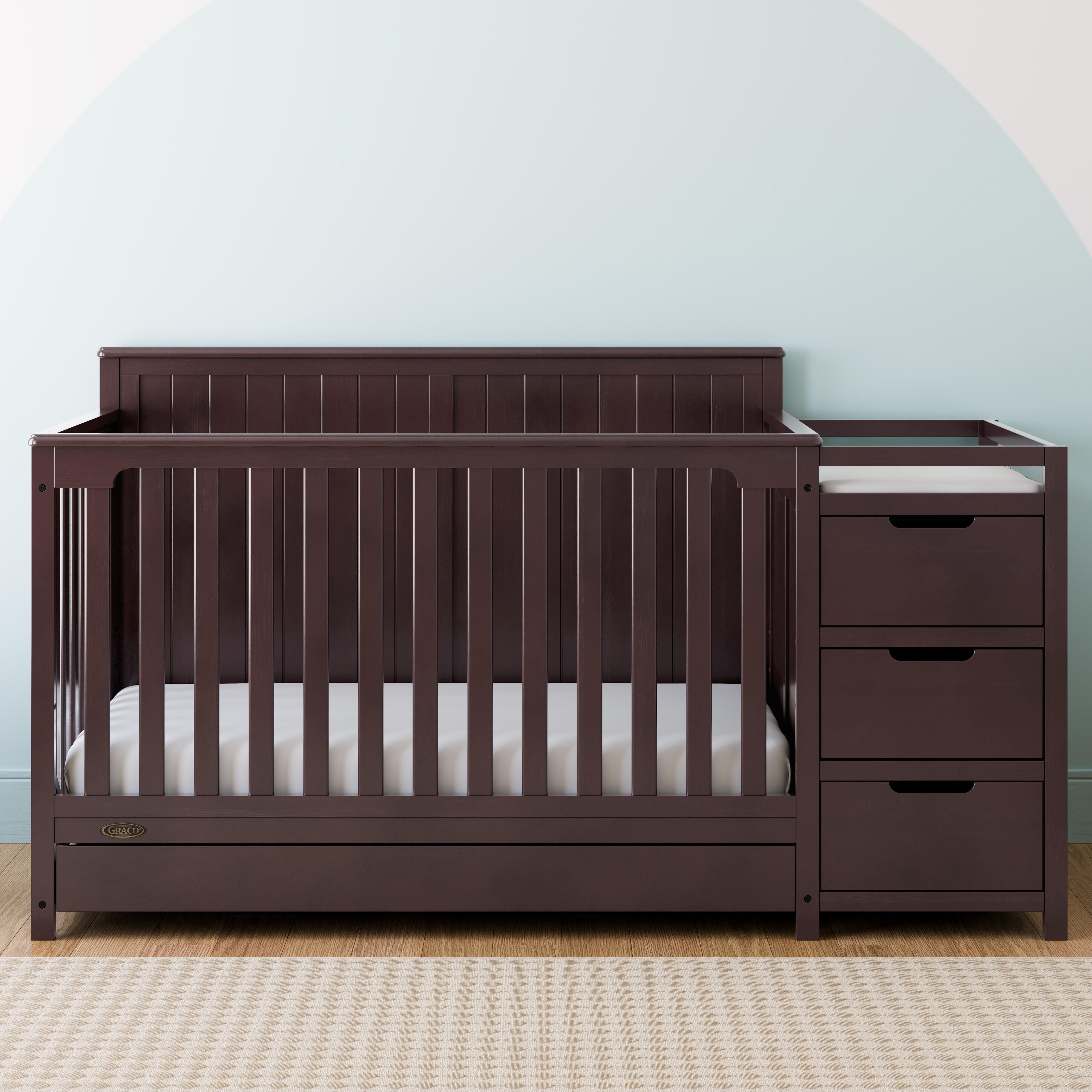 Click here for Graco Hadley 5-in-1 Convertible Crib and Changer... prices