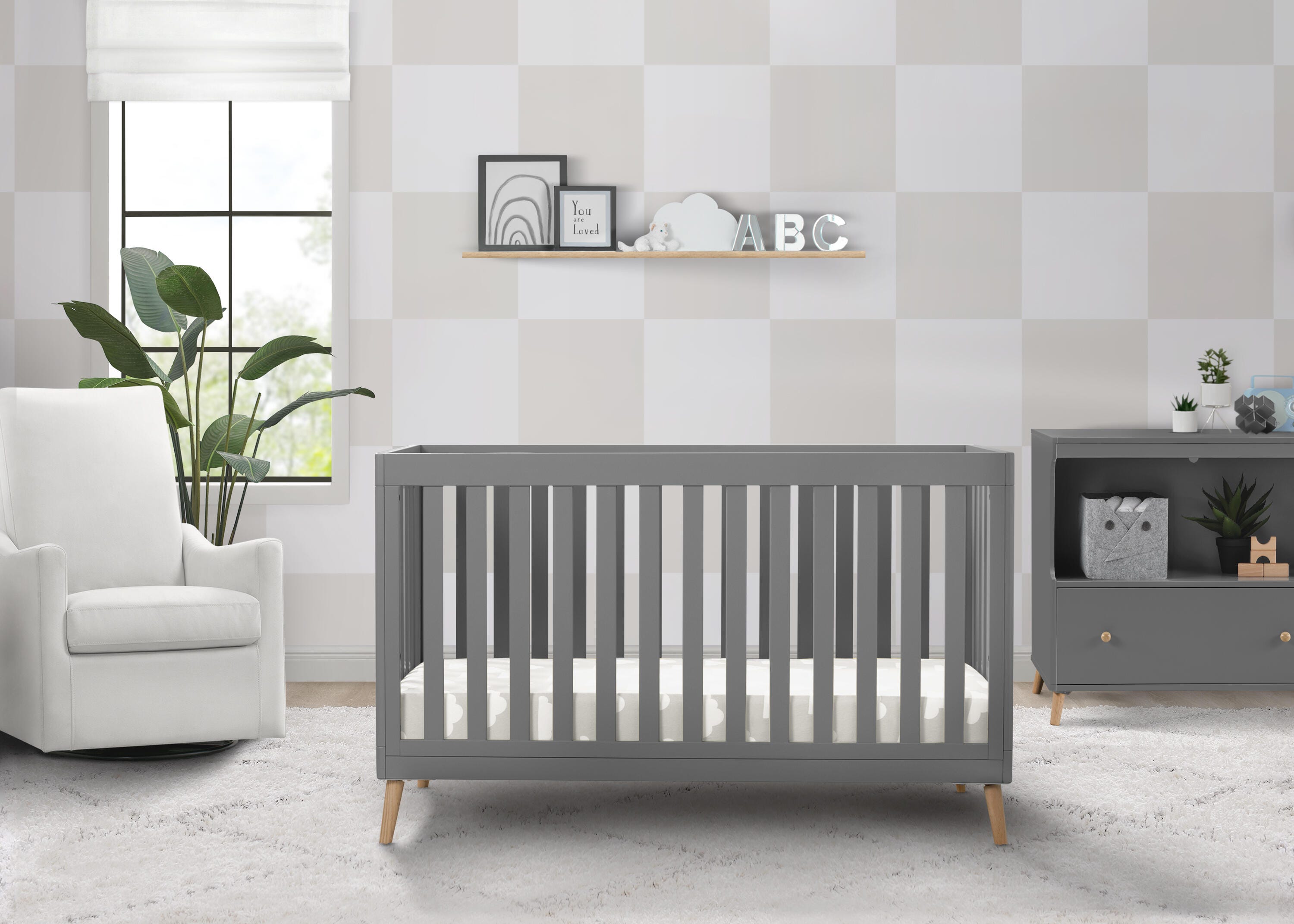 Click here for Delta Children Essex 4-in-1 Convertible Crib  Gray... prices