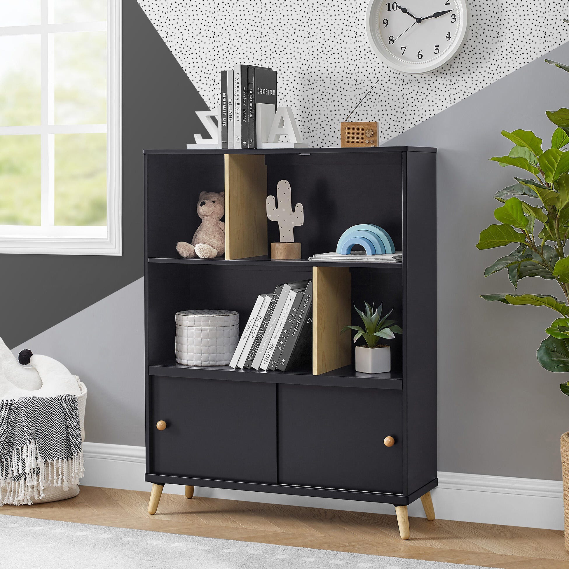 Click here for Delta Children Essex Bookcase  Ebony/Natural prices