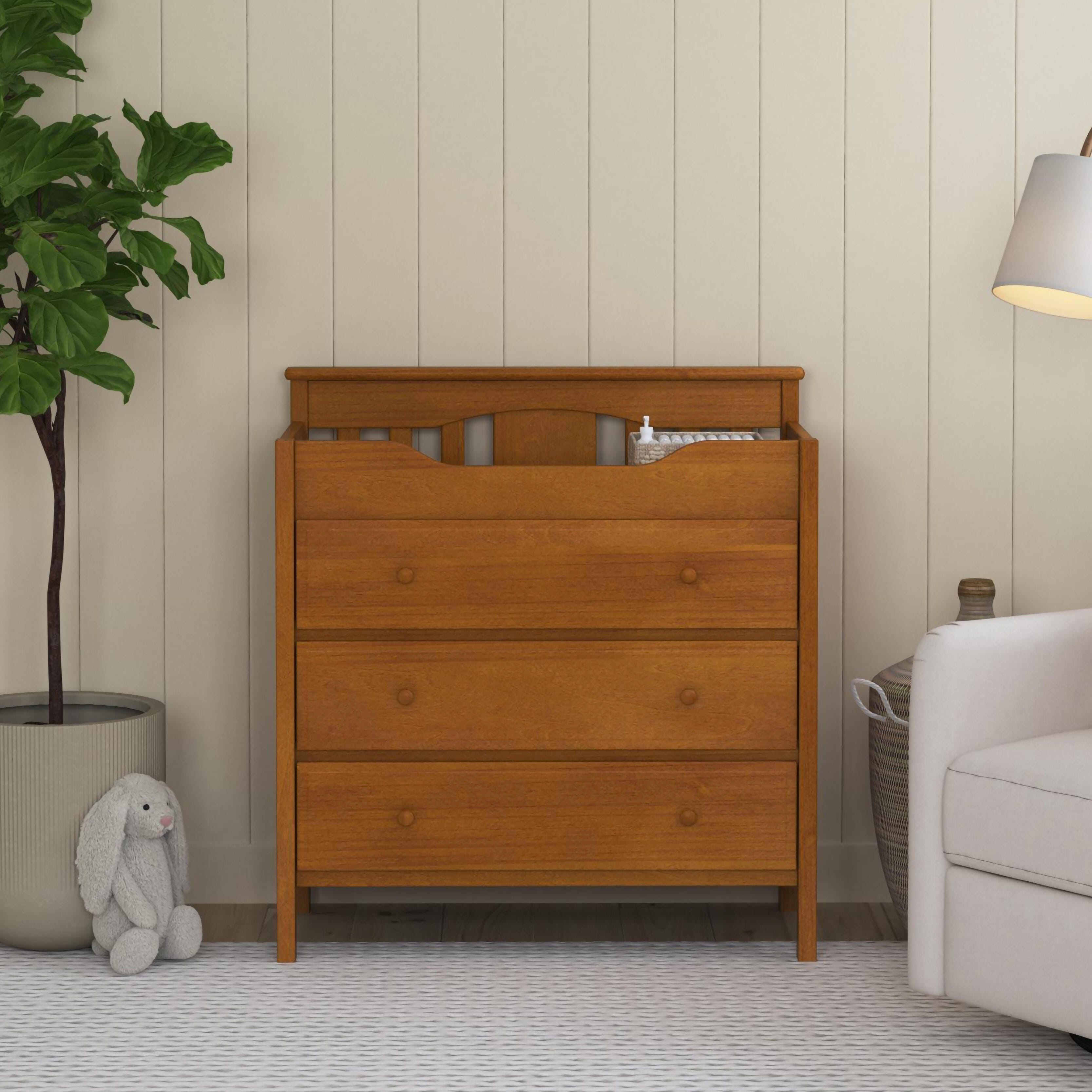 Click here for DaVinci Jayden 3-Drawer Changer Dresser  Chestnut prices