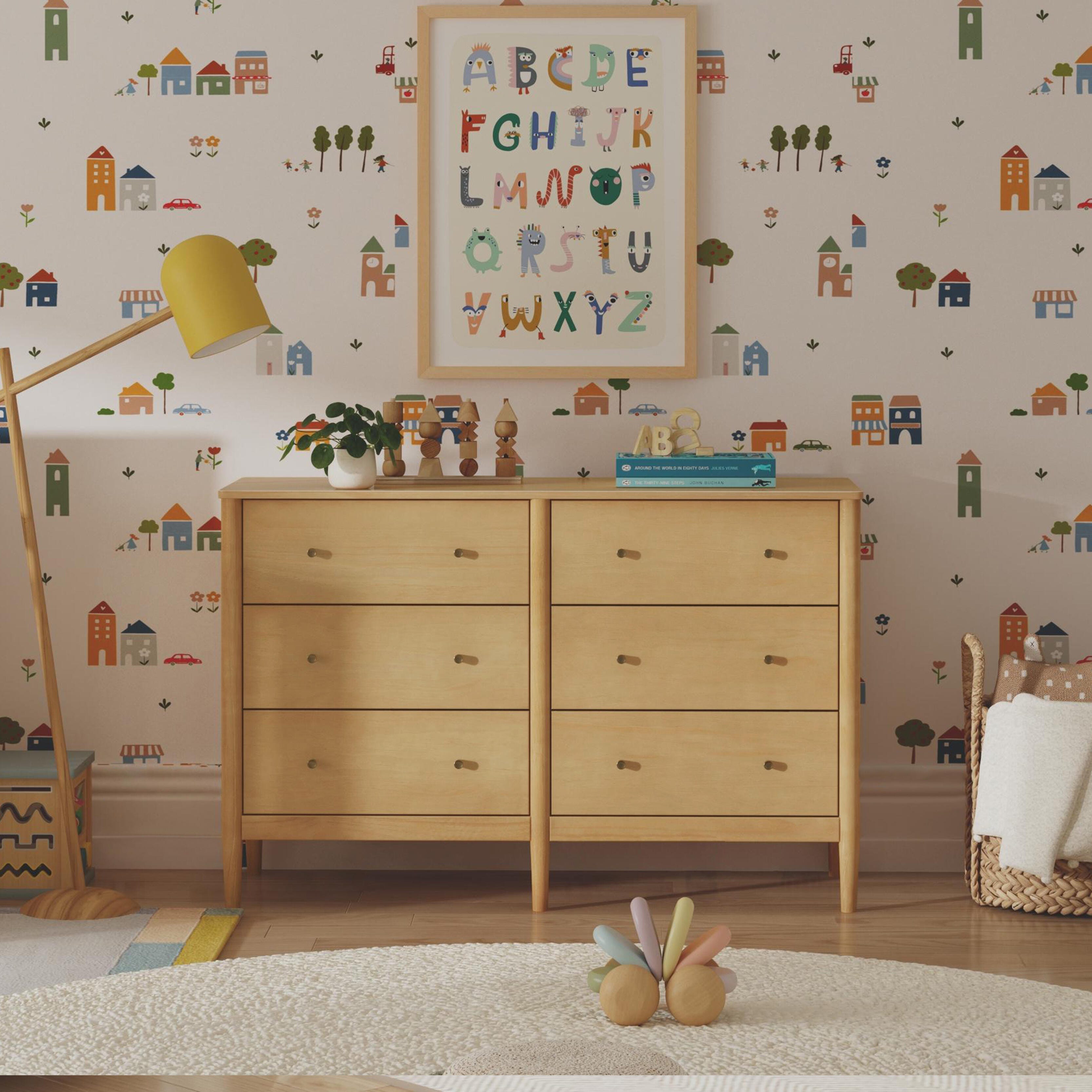 Click here for DaVinci Frem 6-Drawer Dresser  Honey prices