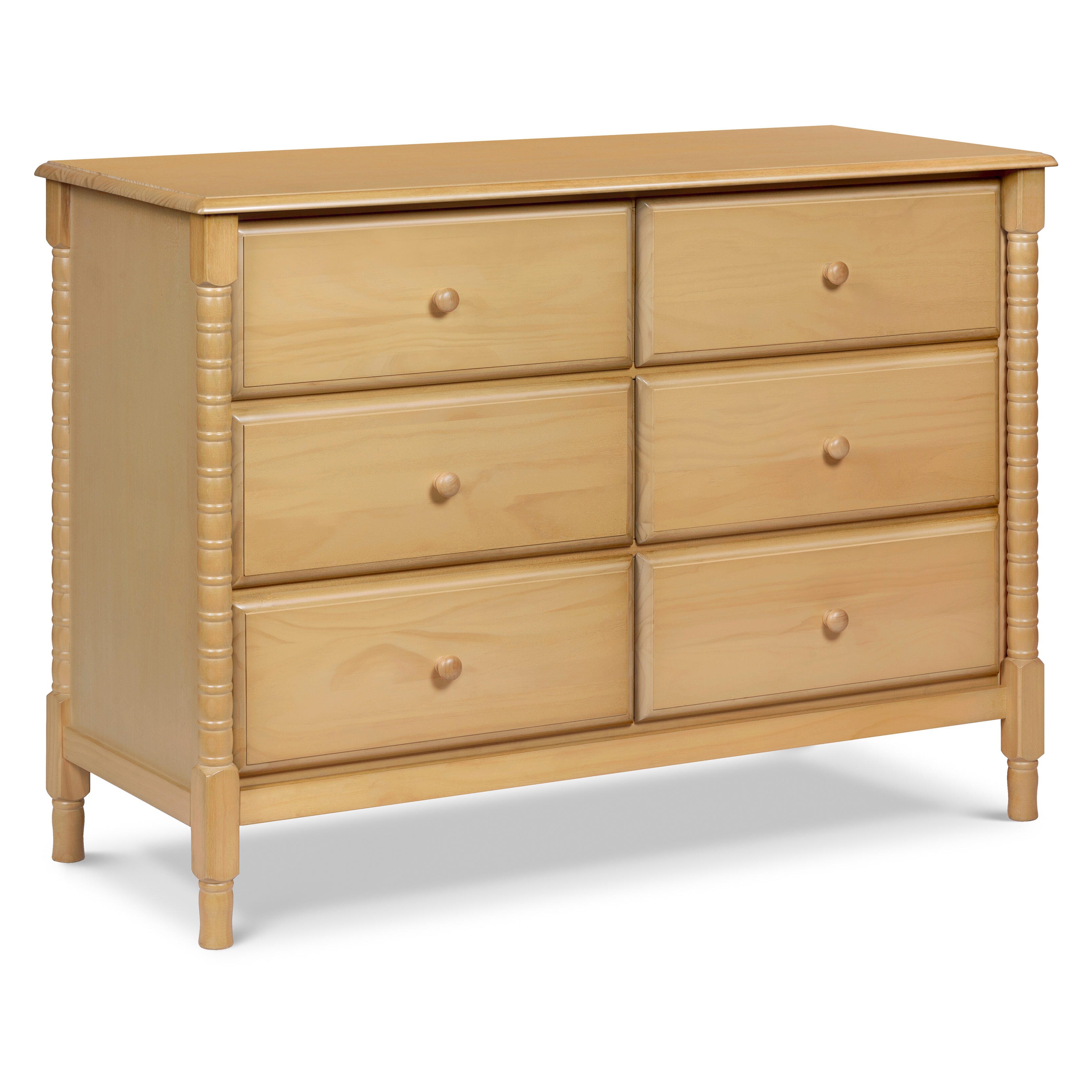 Click here for DaVinci Jenny Lind Spindle 6-Drawer Dresser  Honey prices