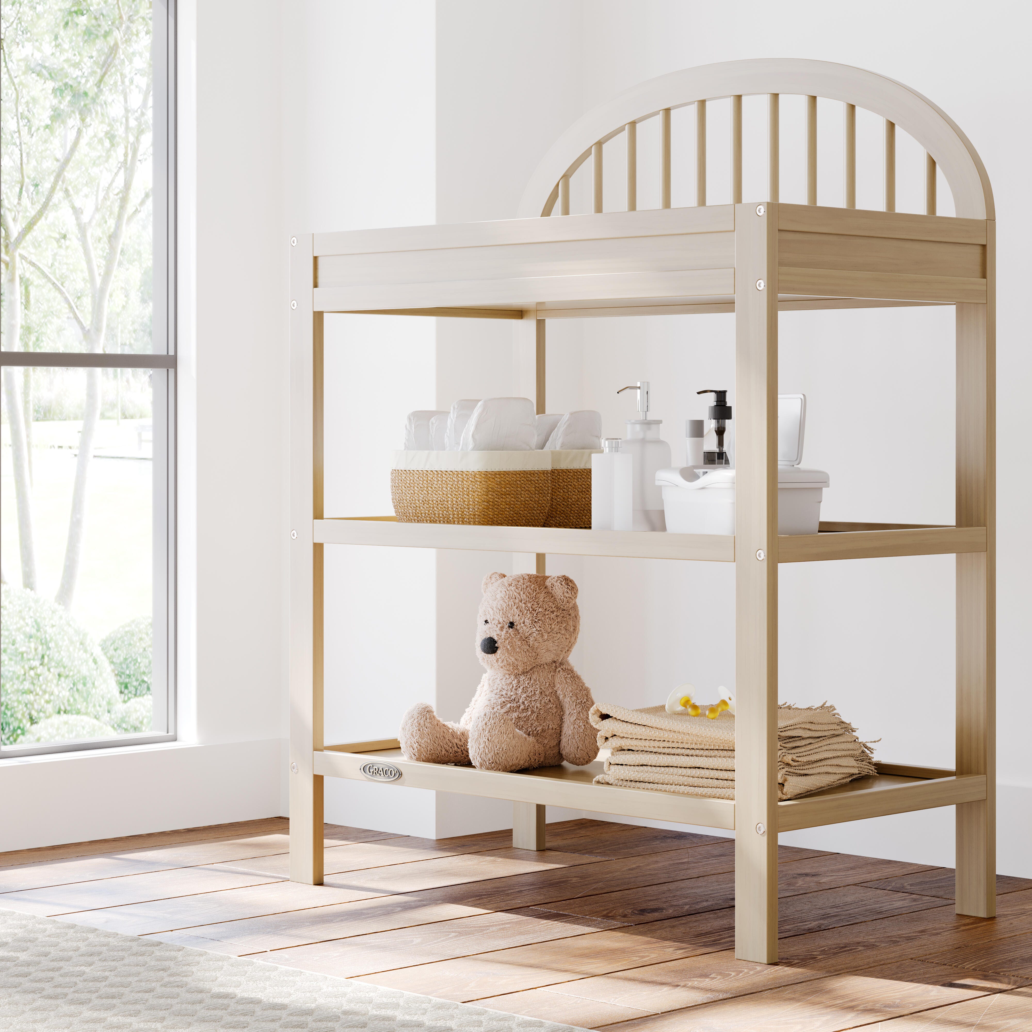 Click here for Graco Olivia Changing Table  Driftwood prices