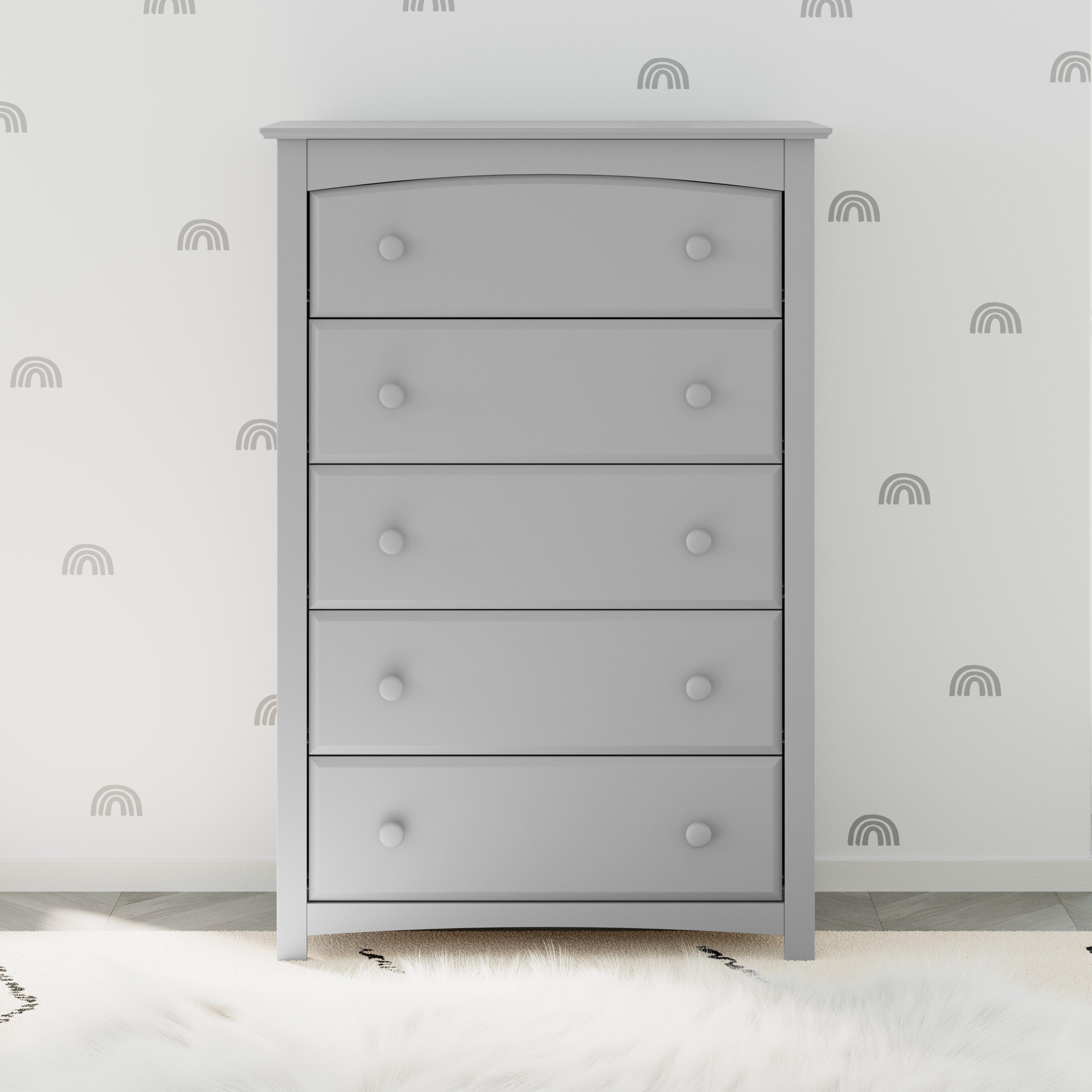 Click here for Storkcraft Kenton 5 Drawer Dresser  Pebble Gray prices