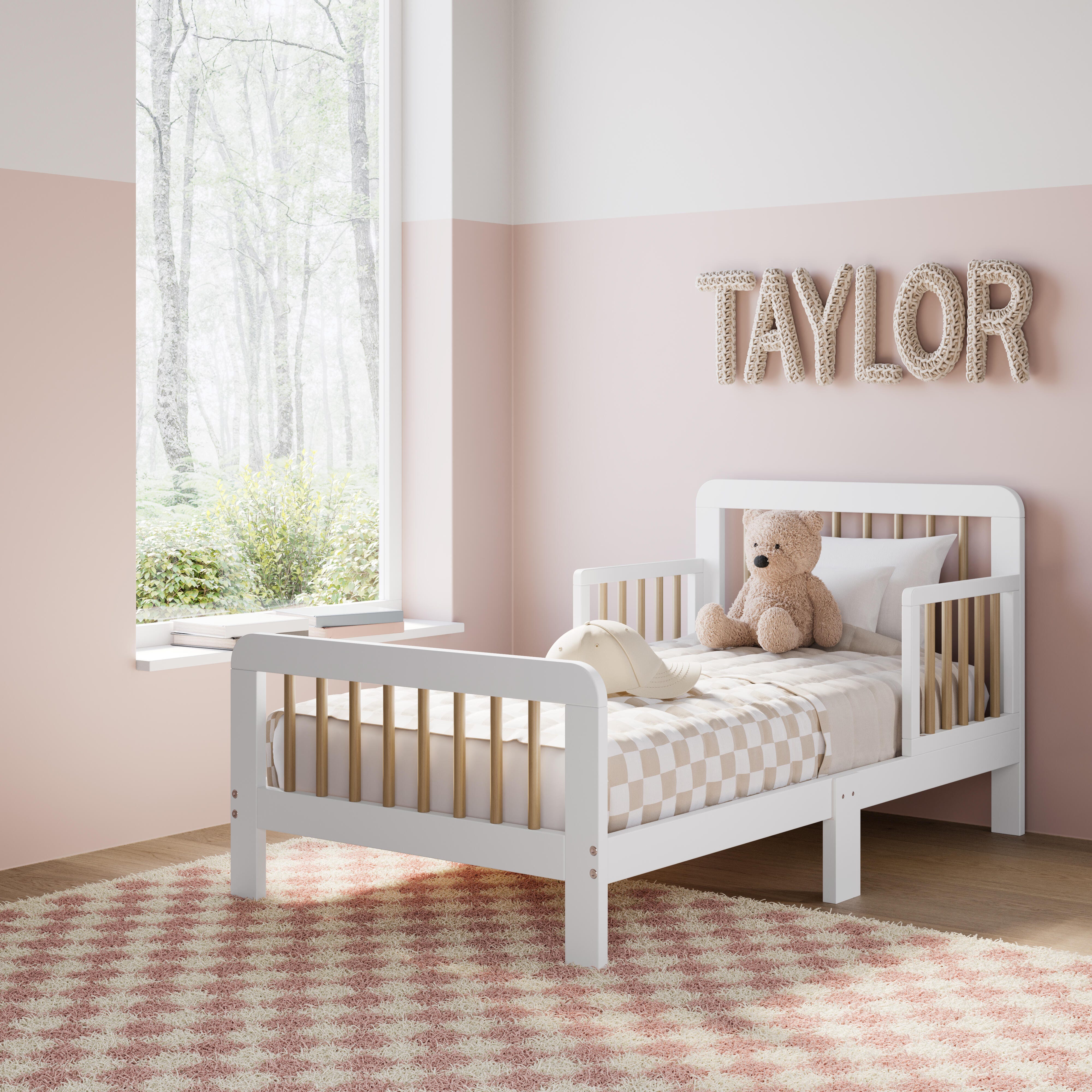 Click here for Storkcraft Pasadena Toddler Bed  White/Driftwood prices