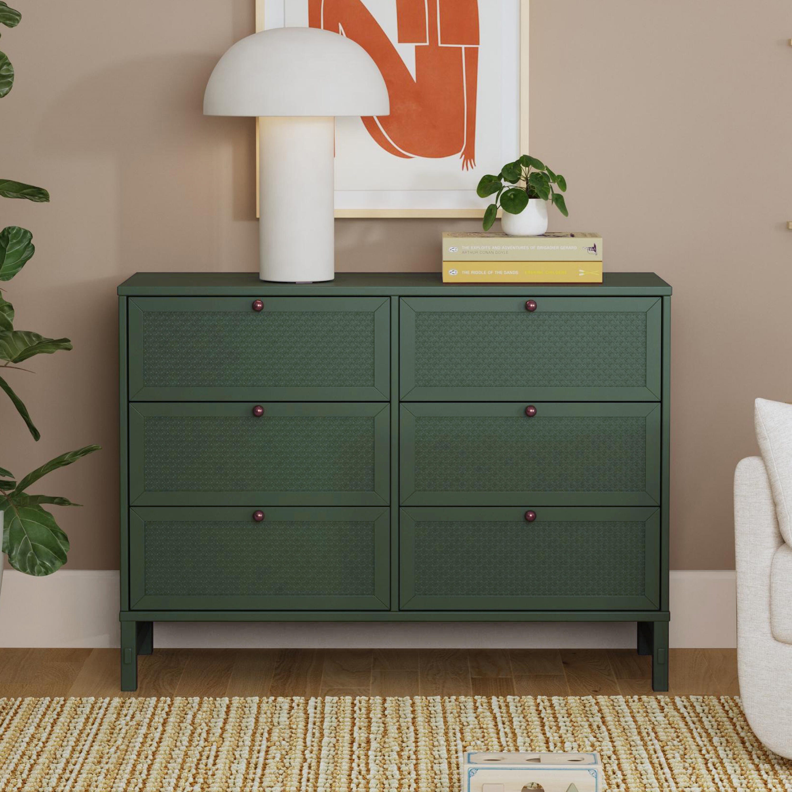 Click here for daVinci Margot 6-Drawer Dresser  Forest Green prices