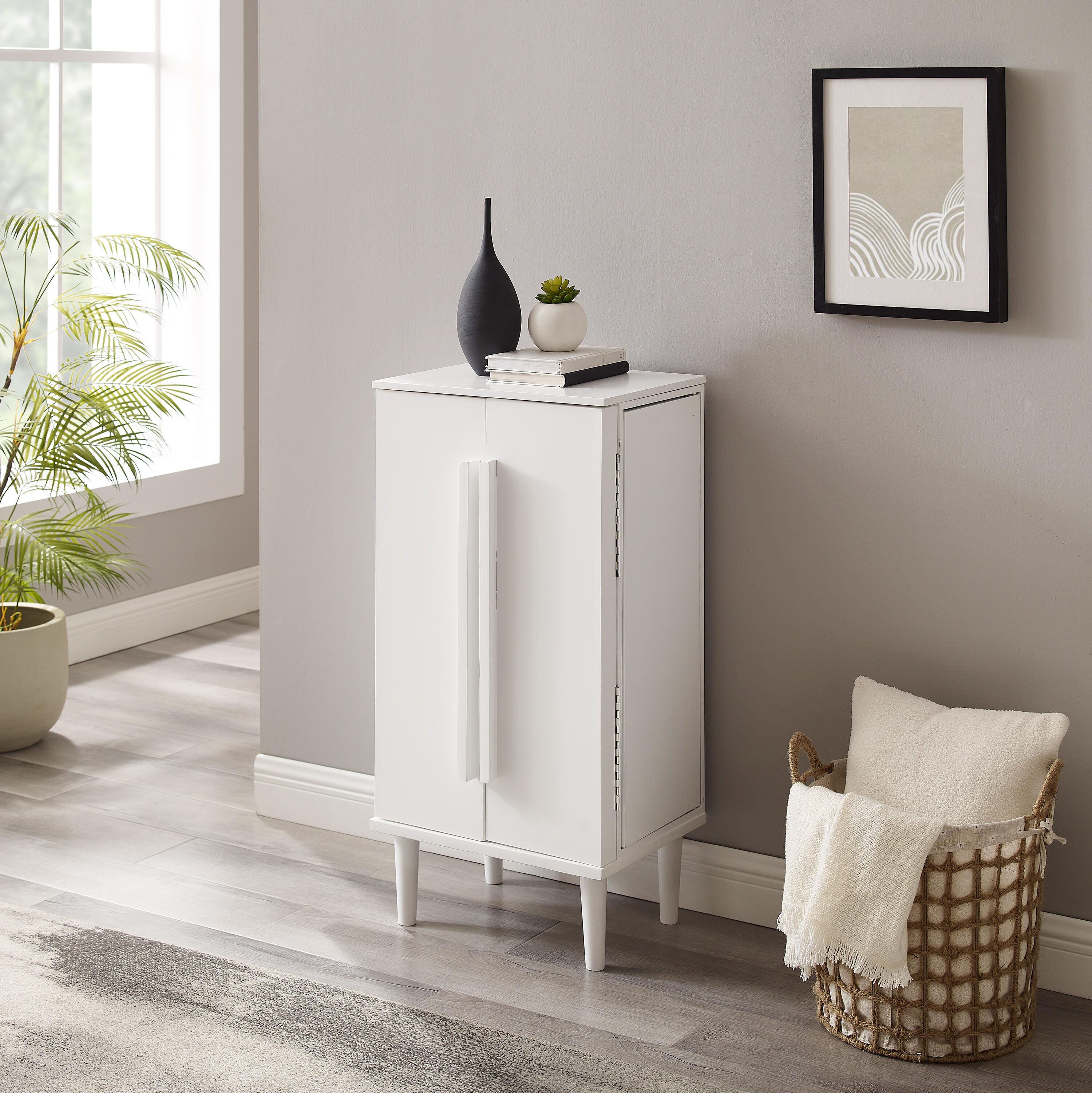 Click here for Linon Mina Jewelry 7 Drawer Armoire  White prices