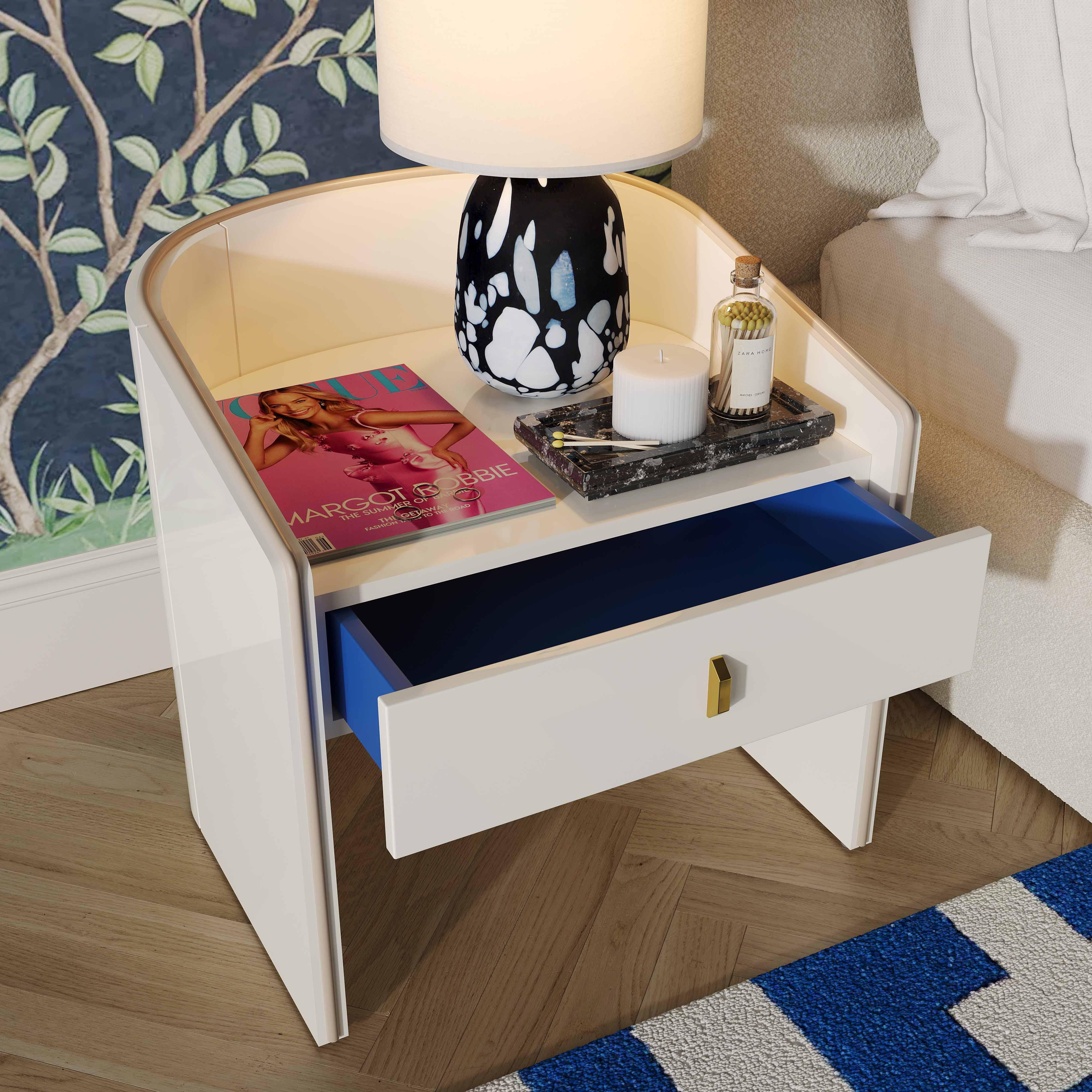 Click here for Tov Funriture Collins 22 Nightstand  Cream prices