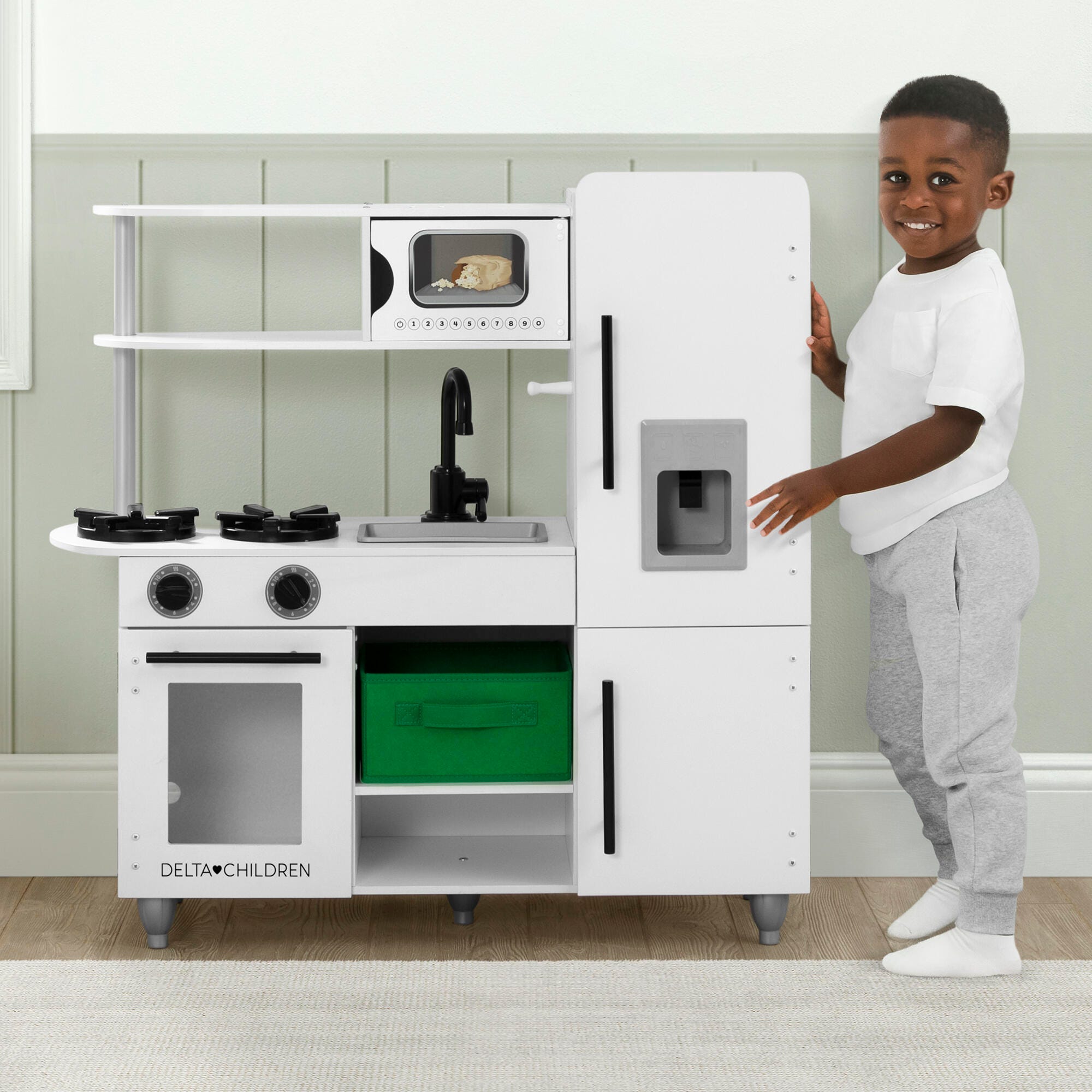 Click here for Delta Children Deluxe Modern Kitchen Playset  Whit... prices