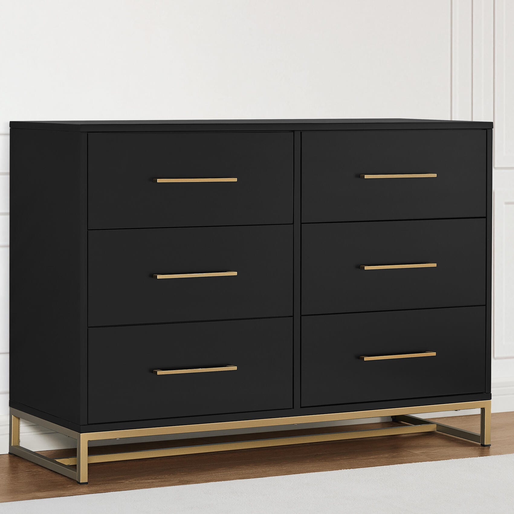 Click here for Delta Children Jade 47 6 Drawer Dresser  Ebony/Bro... prices