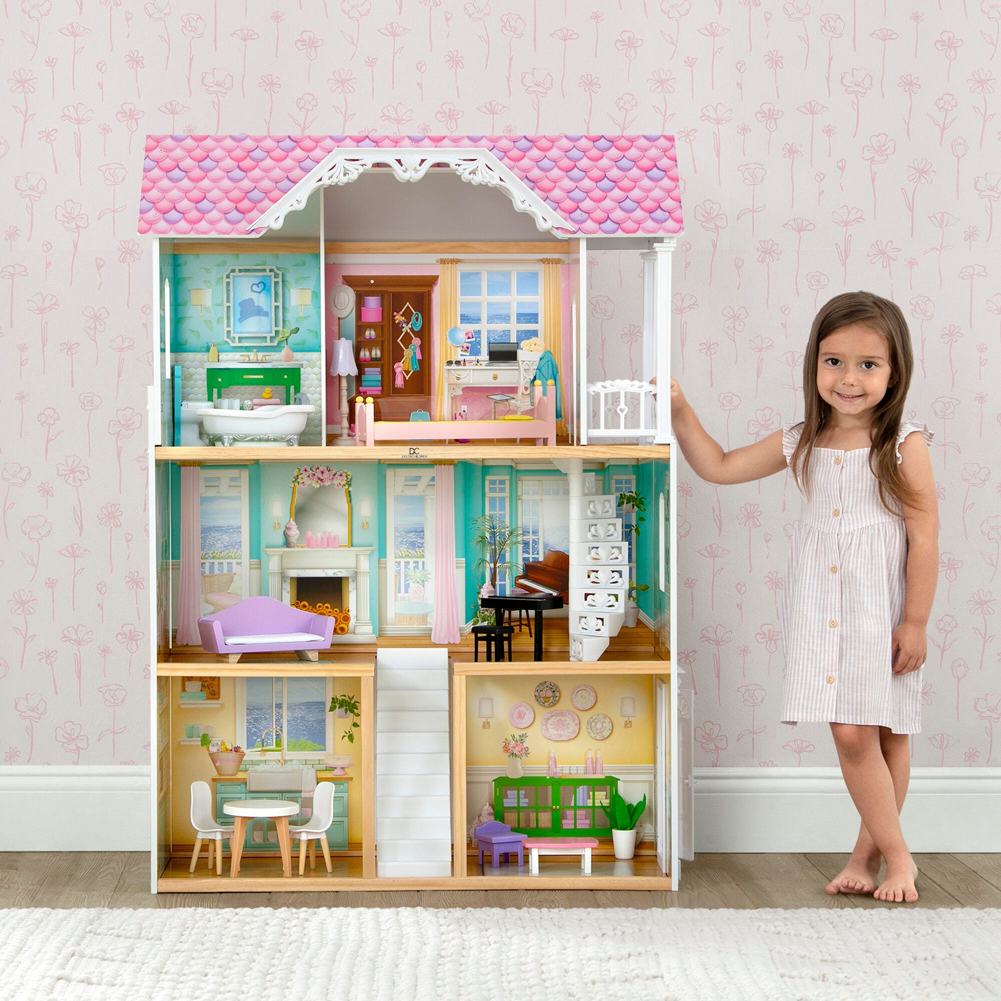 Click here for Delta Children MySize Montessori Dollhouse  Pink prices