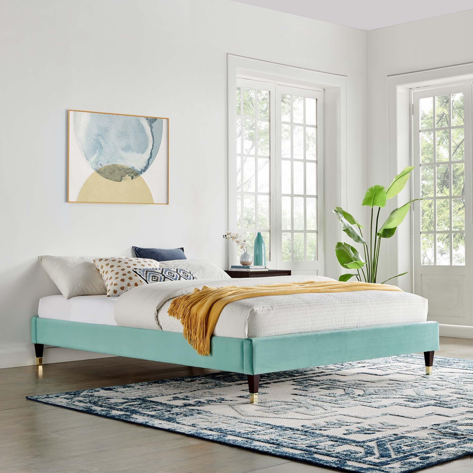 Click here for Modway Harlow Full Platform Bed Frame  Mint prices