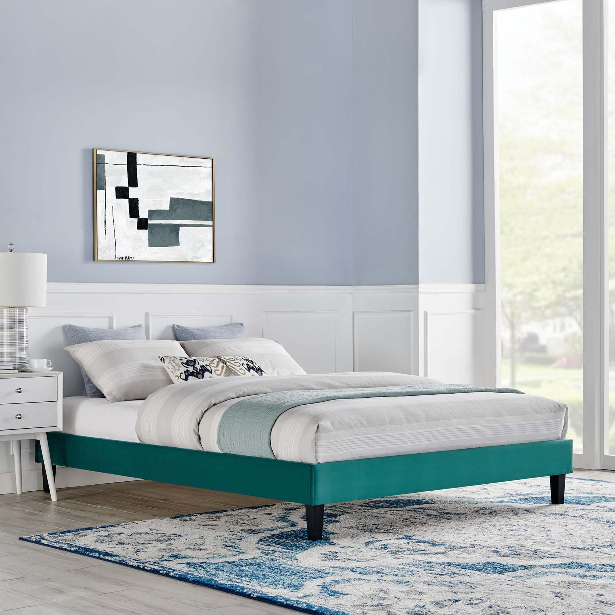 Click here for Modway Reign Full Platform Bed Frame  Teal prices