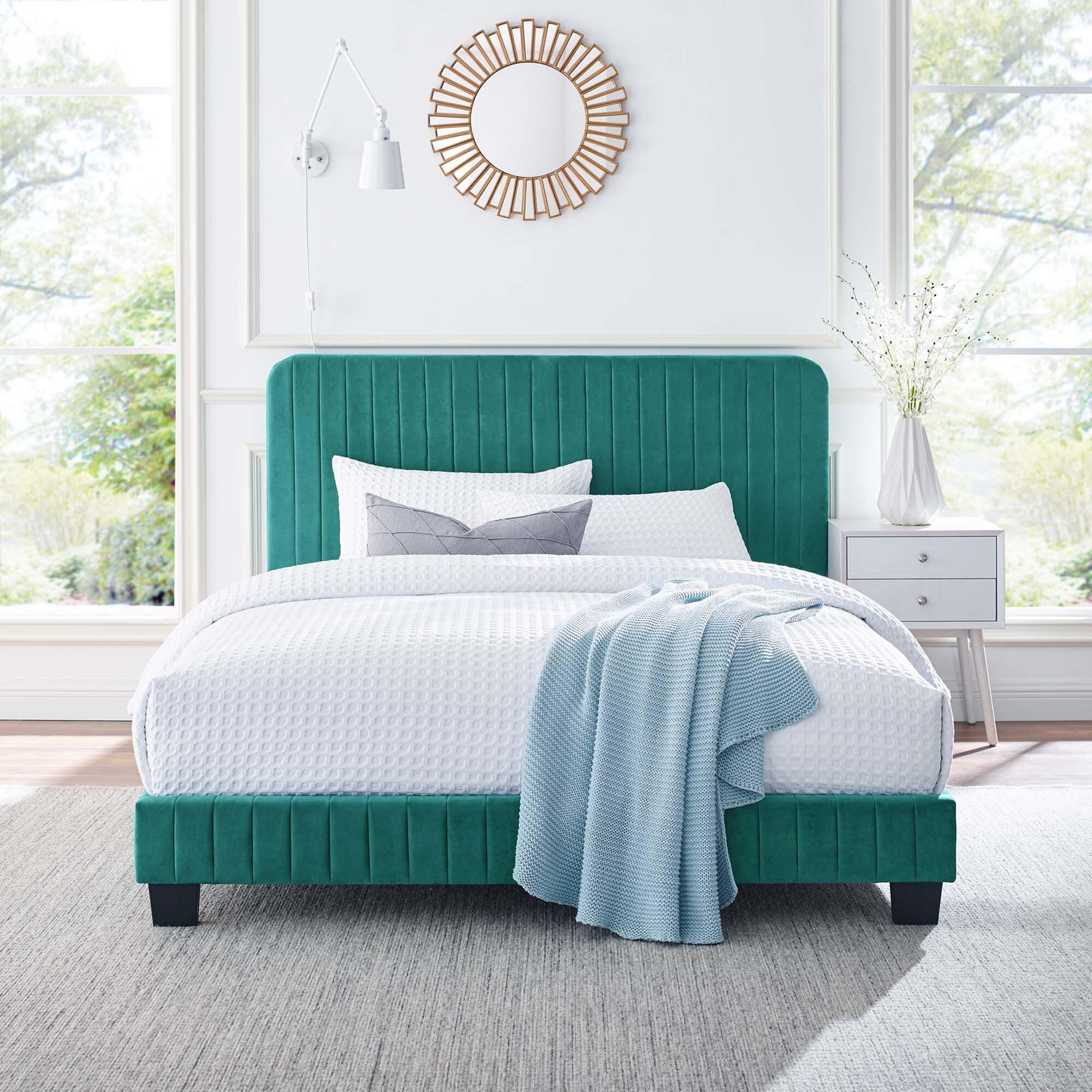 Click here for Modway Celine Twin Platform Bed  Teal prices