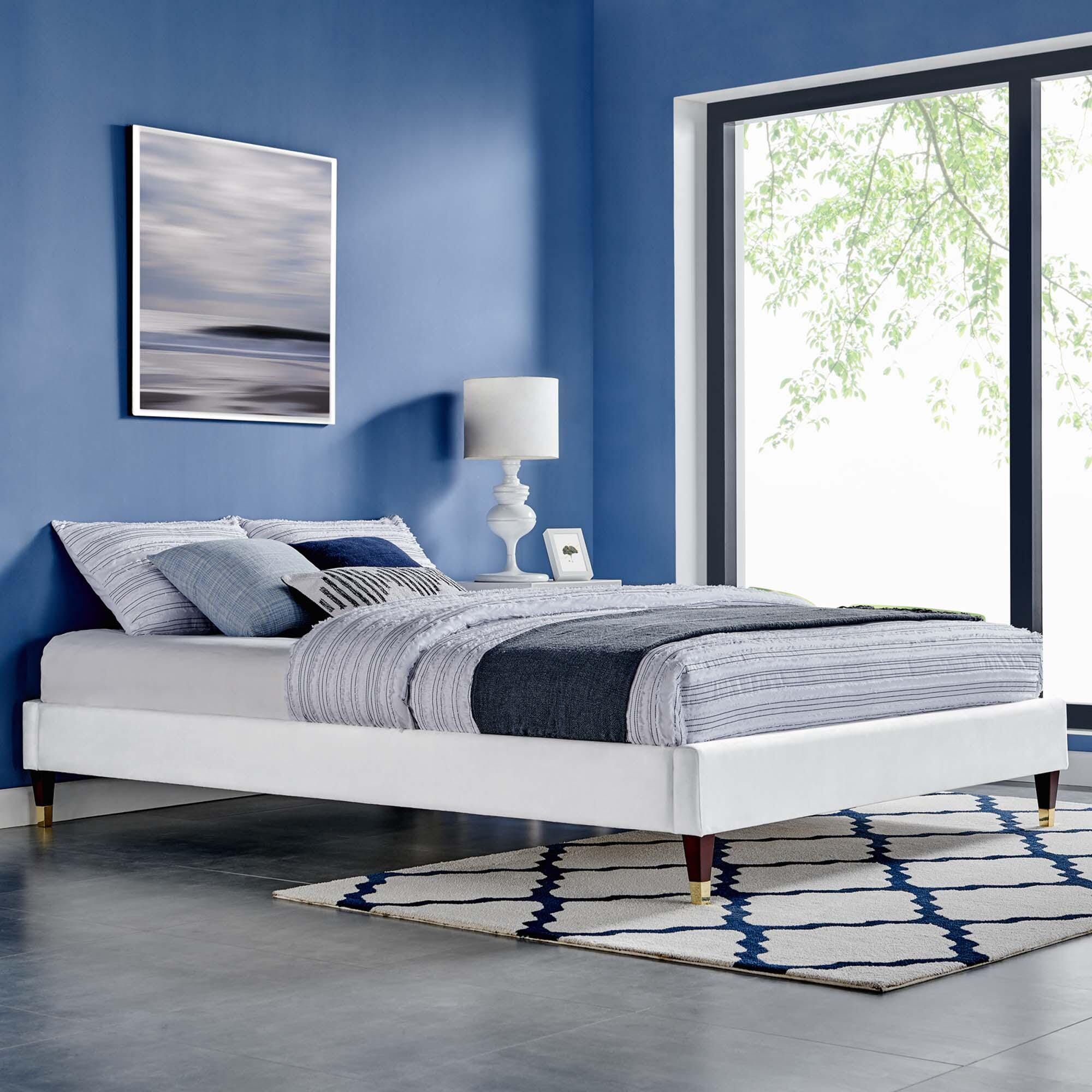 Click here for Modway Harlow Twin Platform Bed Frame  White prices