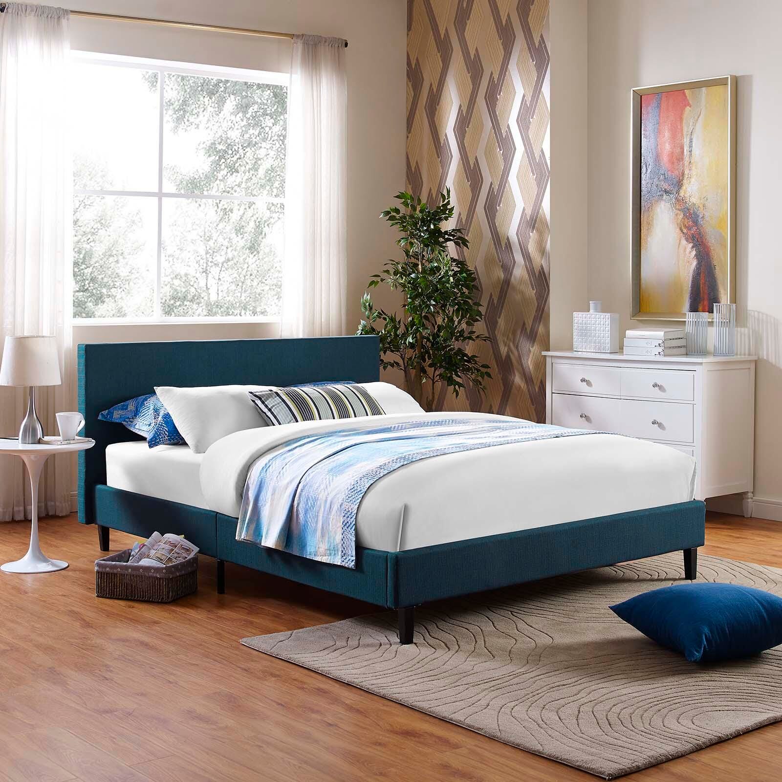 Click here for Modway Anya Full Platform Bed  Azure prices