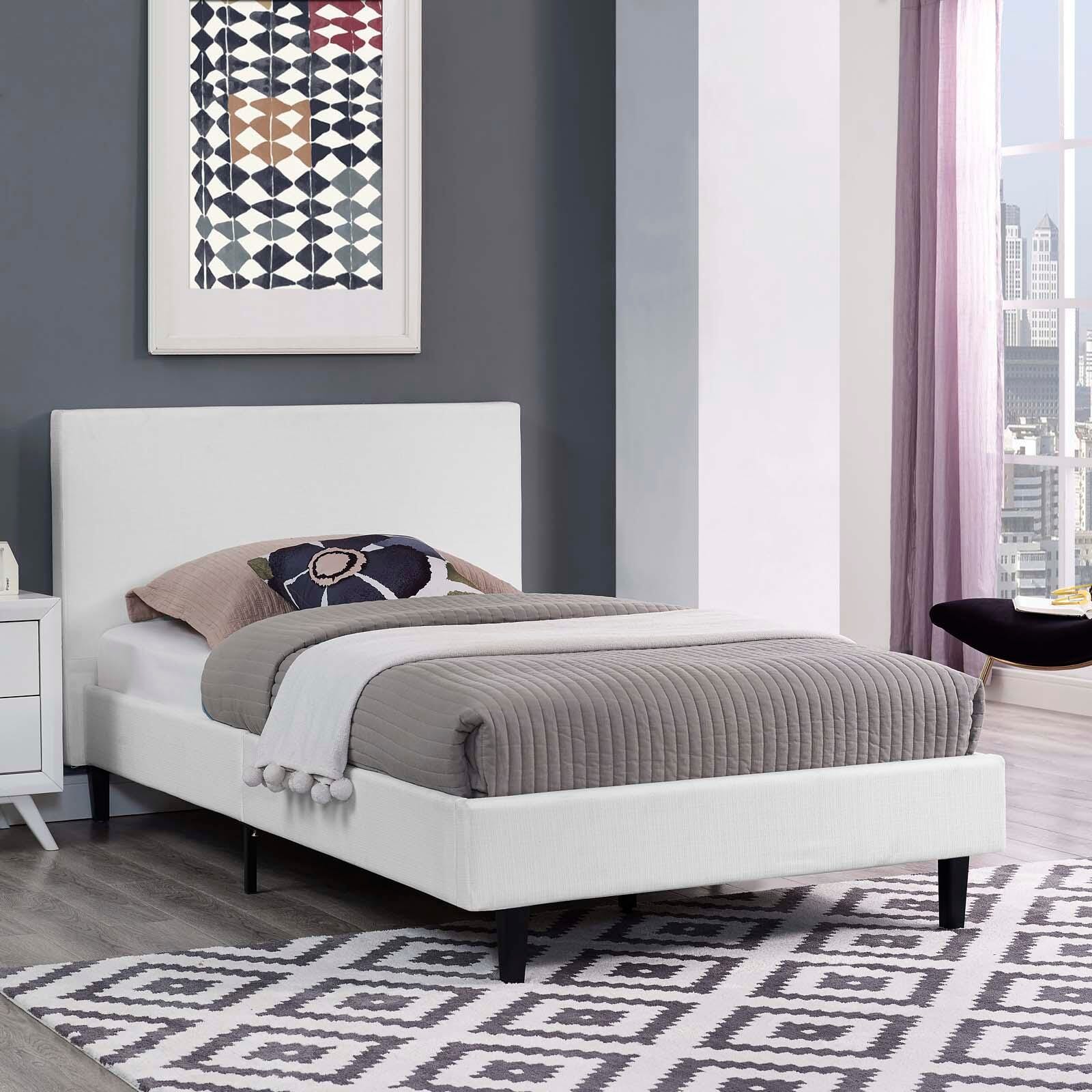 Click here for Modway Anya Twin Platform Bed  White prices