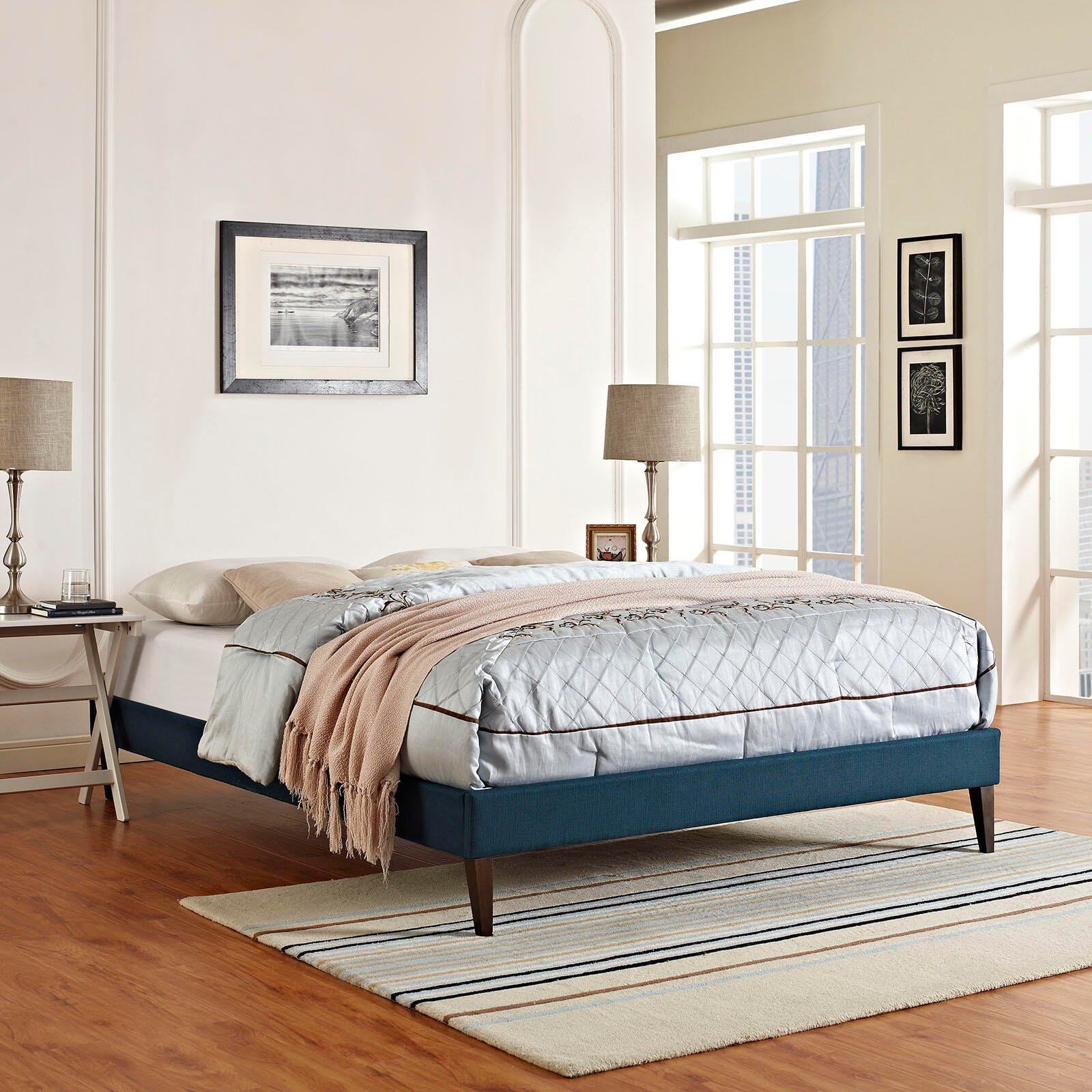 Click here for Modway Sharon Full Bed Frame With Squared Tapered... prices