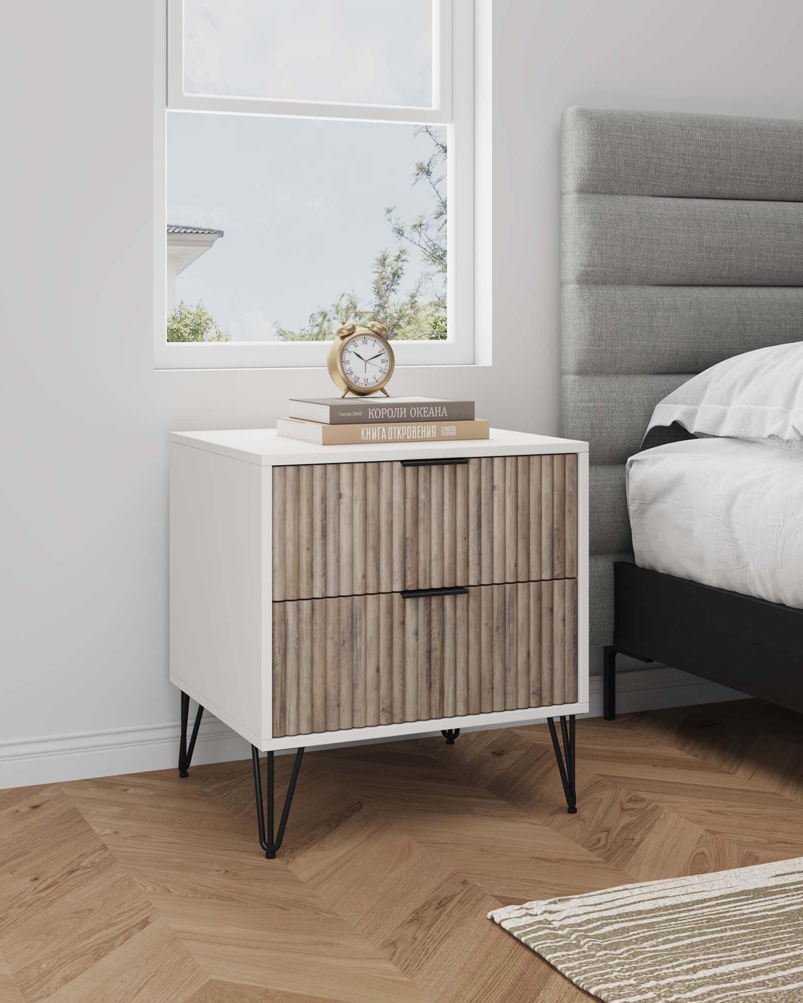 Click here for Manhattan Comfort DUMBO 20 2 Drawer Nightstand  Wh... prices